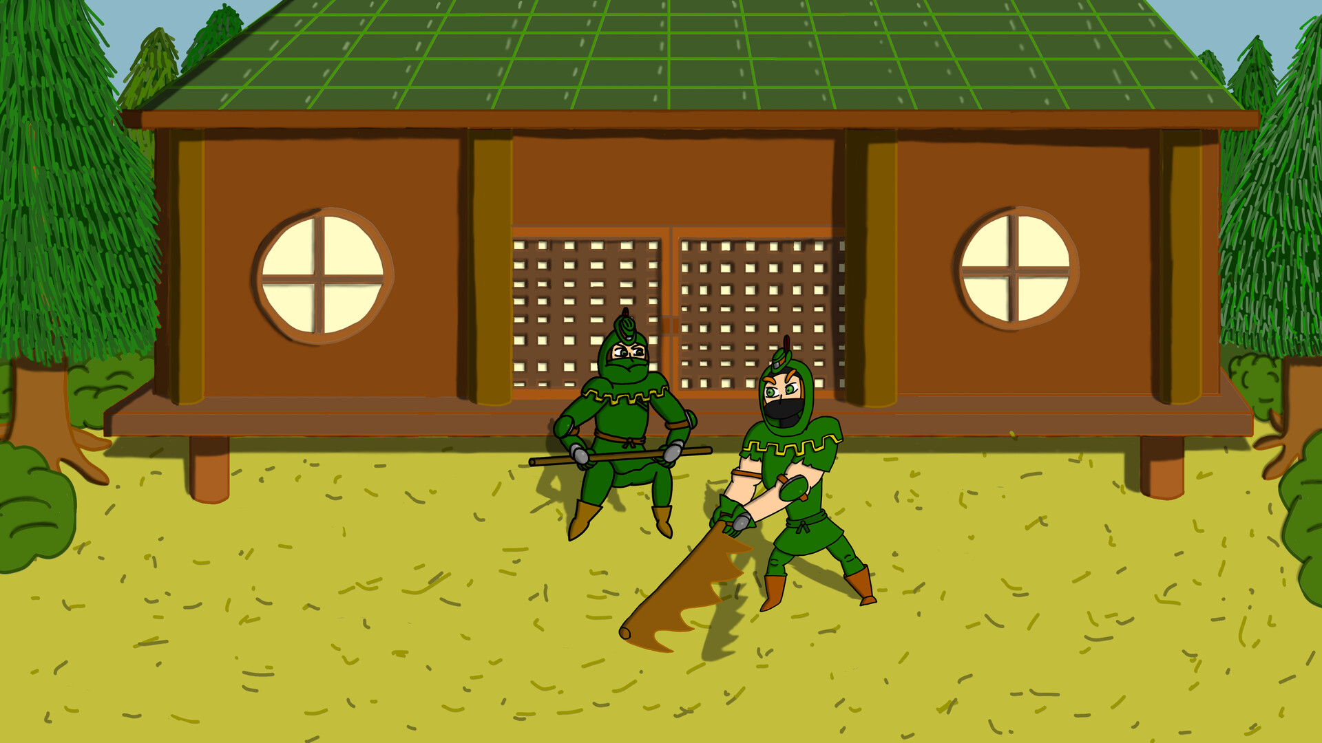 ArtStation - Robin Hood Ninja: Background Designs