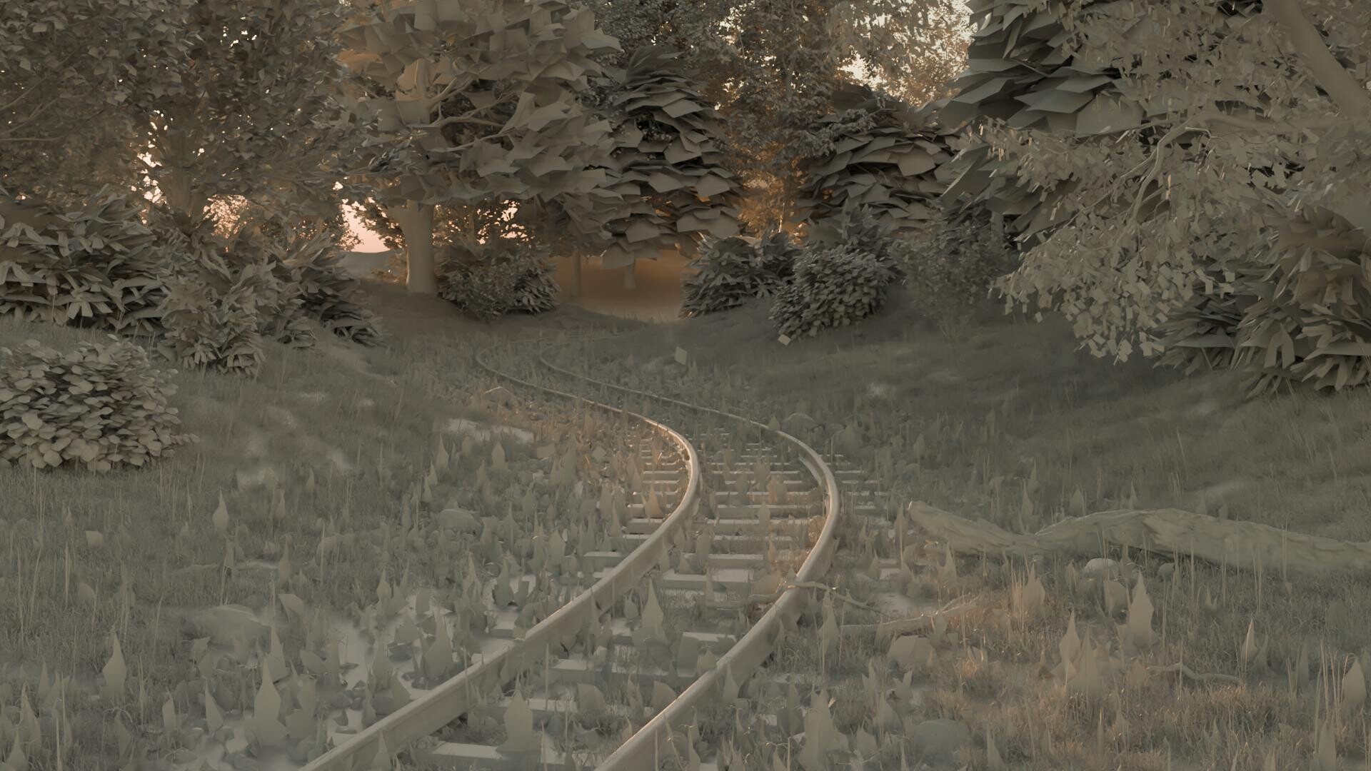 Samuel - Abandoned train tracks