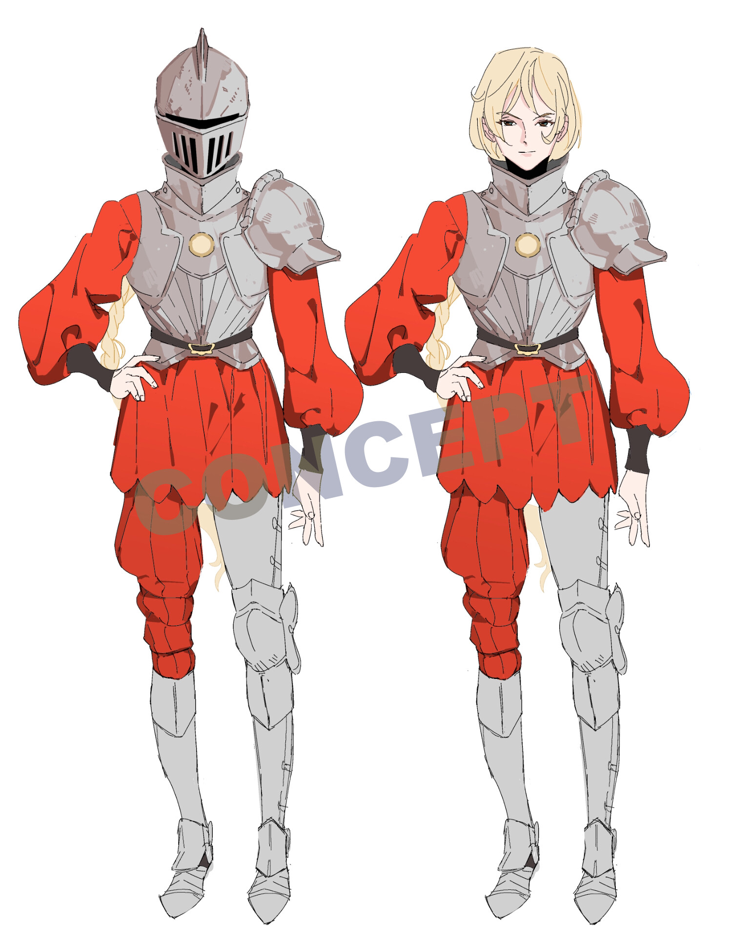 ArtStation - Character Concept Art for Unannounced JRPG