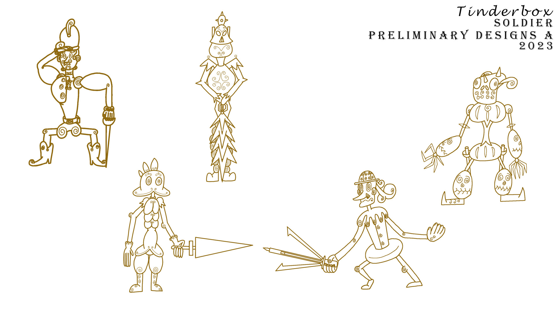 ArtStation - The Tinderbox: Soldier/Marcus Character Sheets