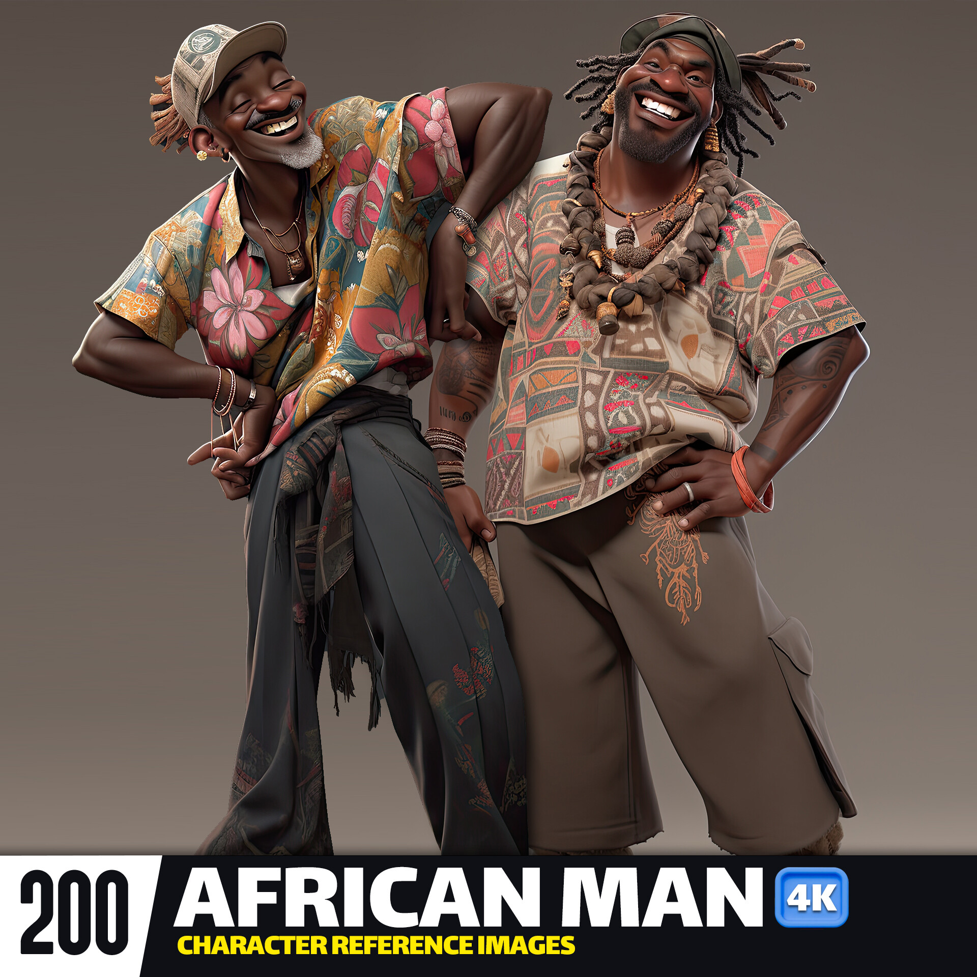 ArtStation - African Man VOL.01 | 4K Reference Images