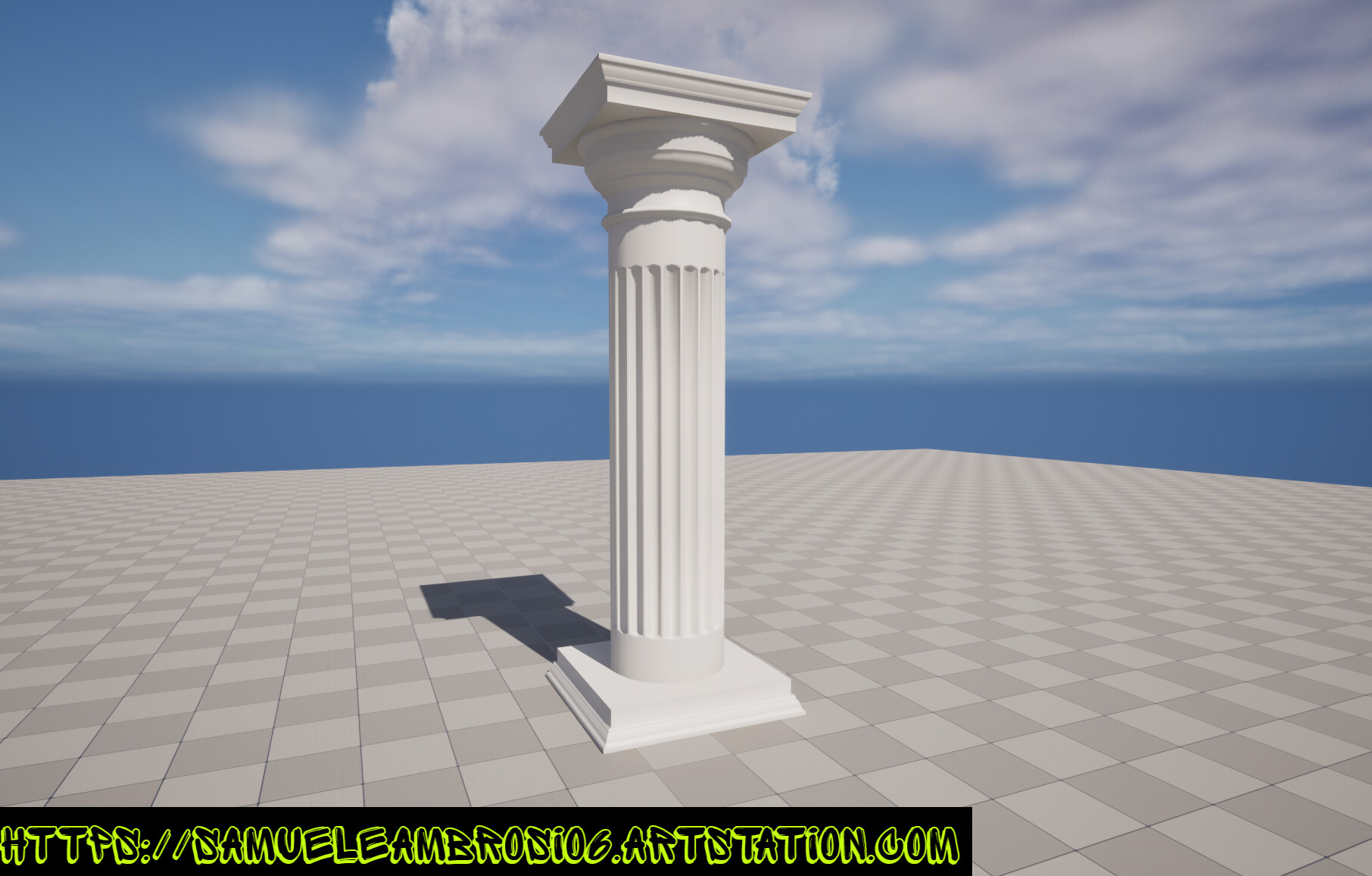ArtStation - Doric Column (Modular)
