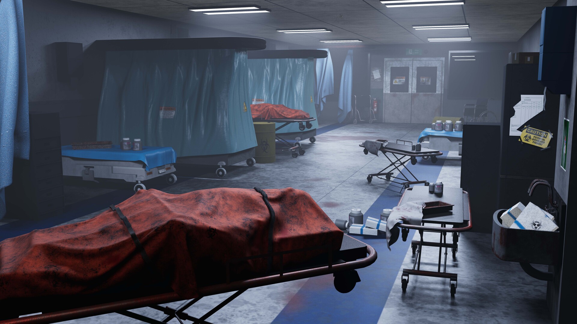 ArtStation - ENVIRONMENT MODELING -HOSPITAL SCENE