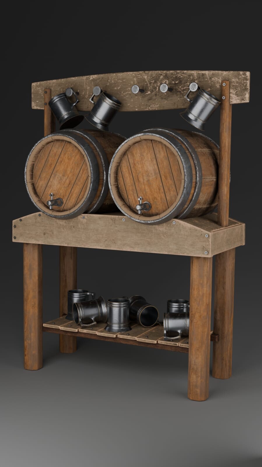ArtStation - Antique Tavern Barrels
