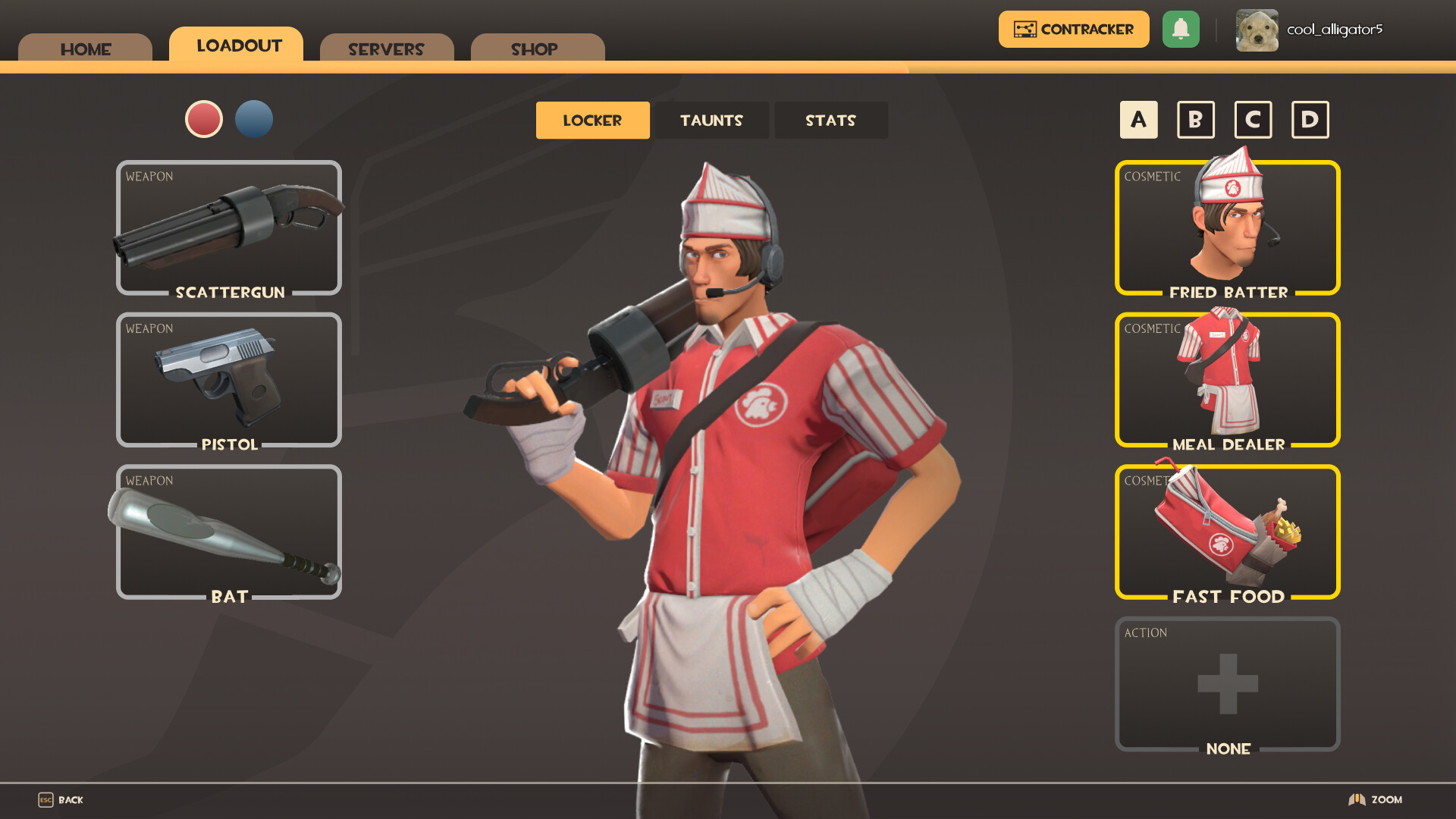 Chris - Team Fortress 2 UI/UX Reimagining (fan-made)