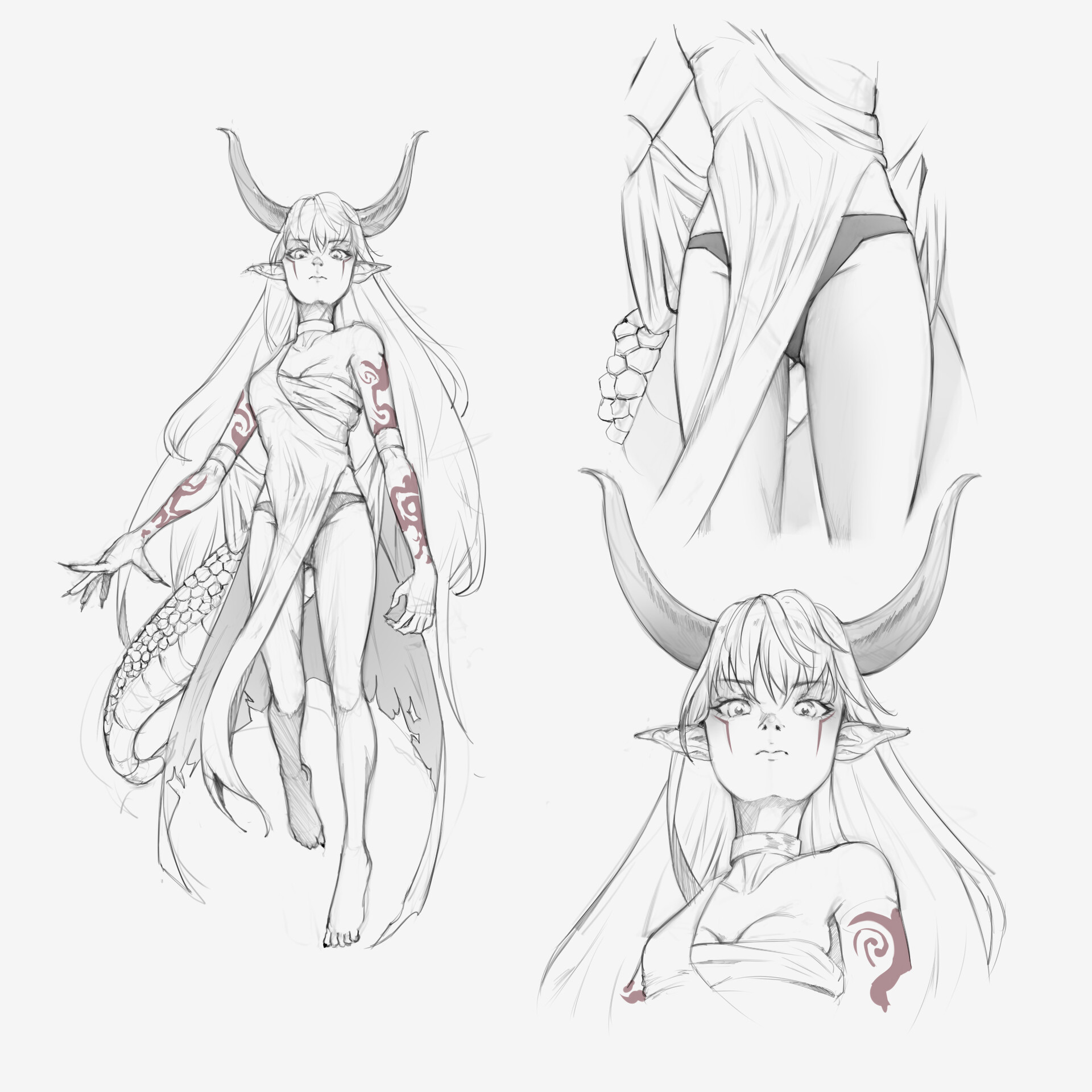 ArtStation - Dragon Girl