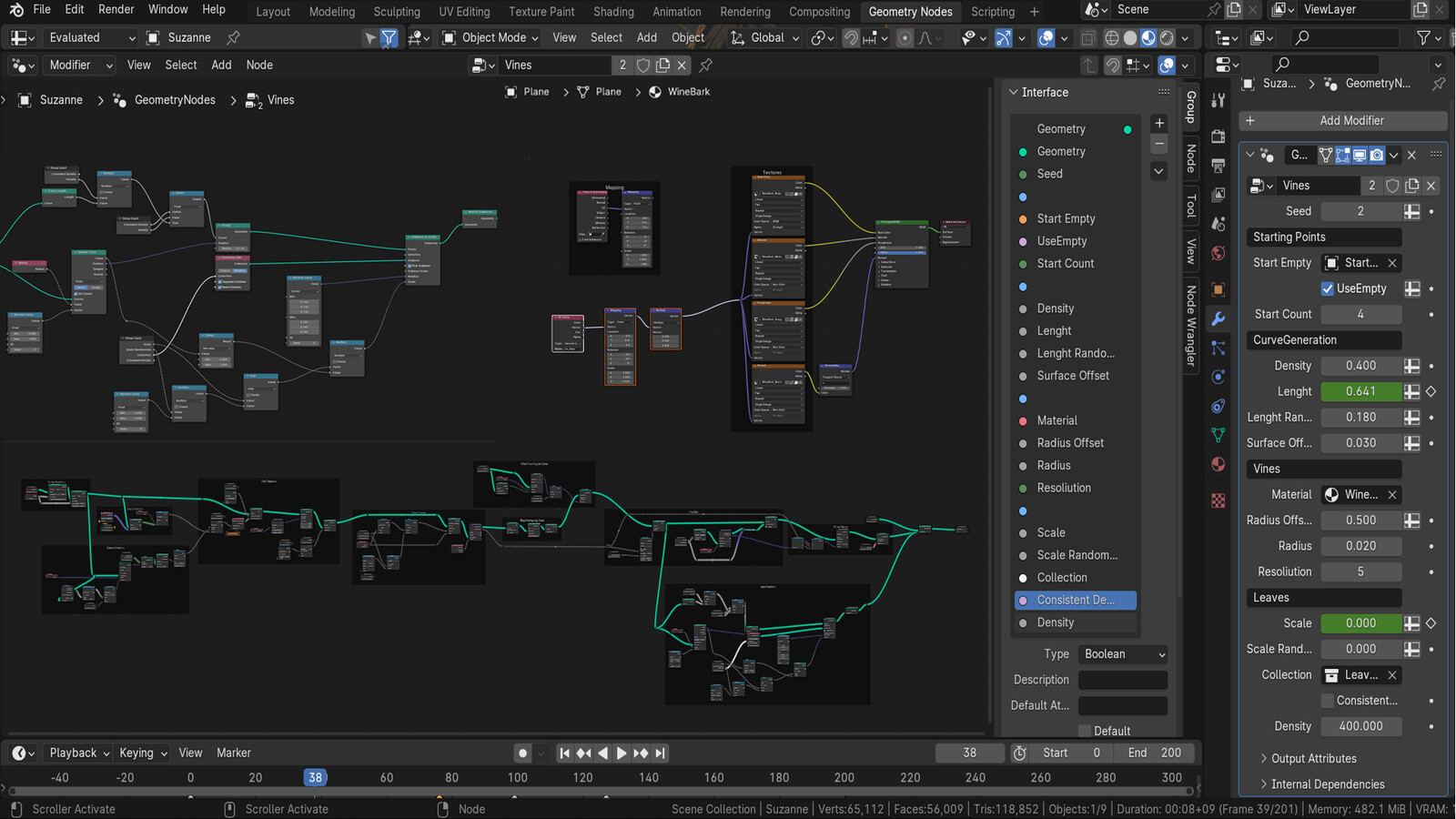 3D Tudor - Blender 4 Geometry Nodes Workshop: Jungle Vines