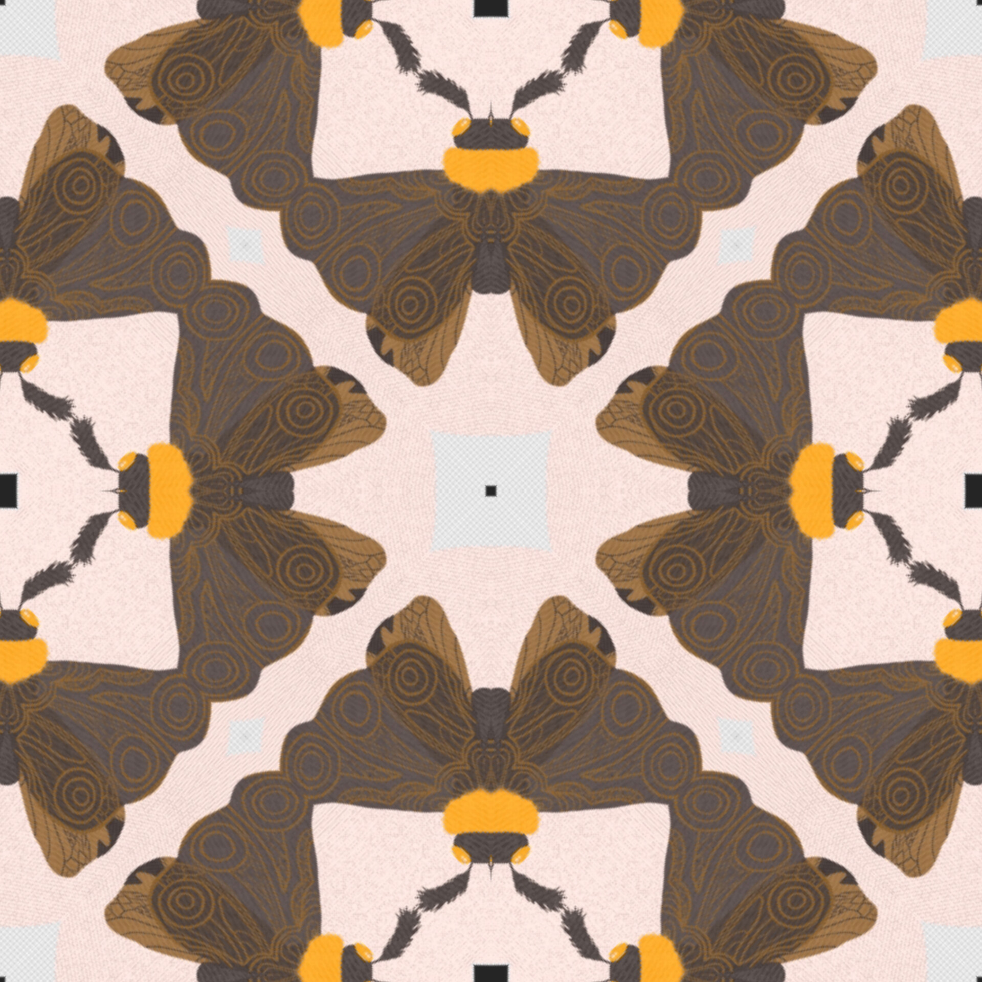 ArtStation - Moth Repeat Pattern Sample
