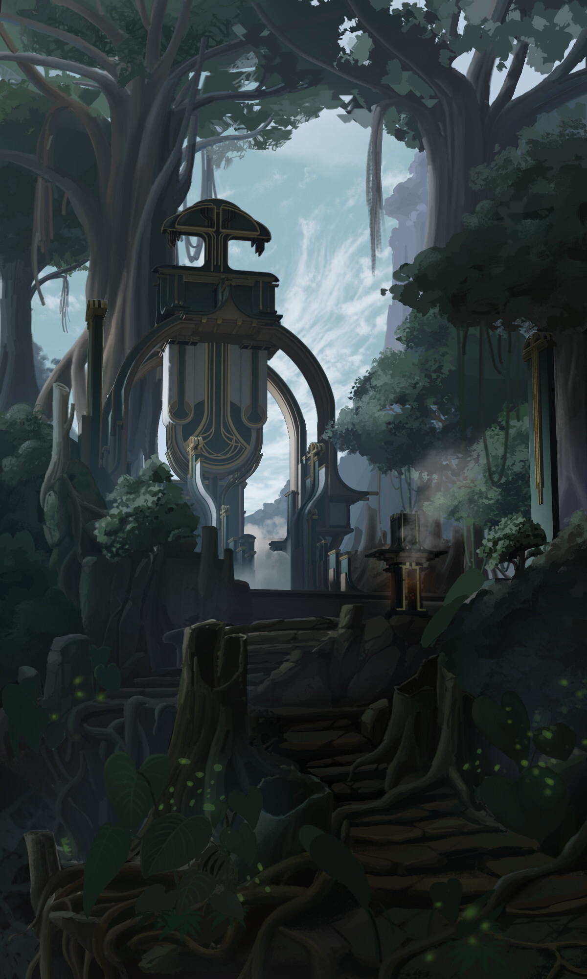 ArtStation - 祖树祭坛 the Altar of Ancestral Tree
