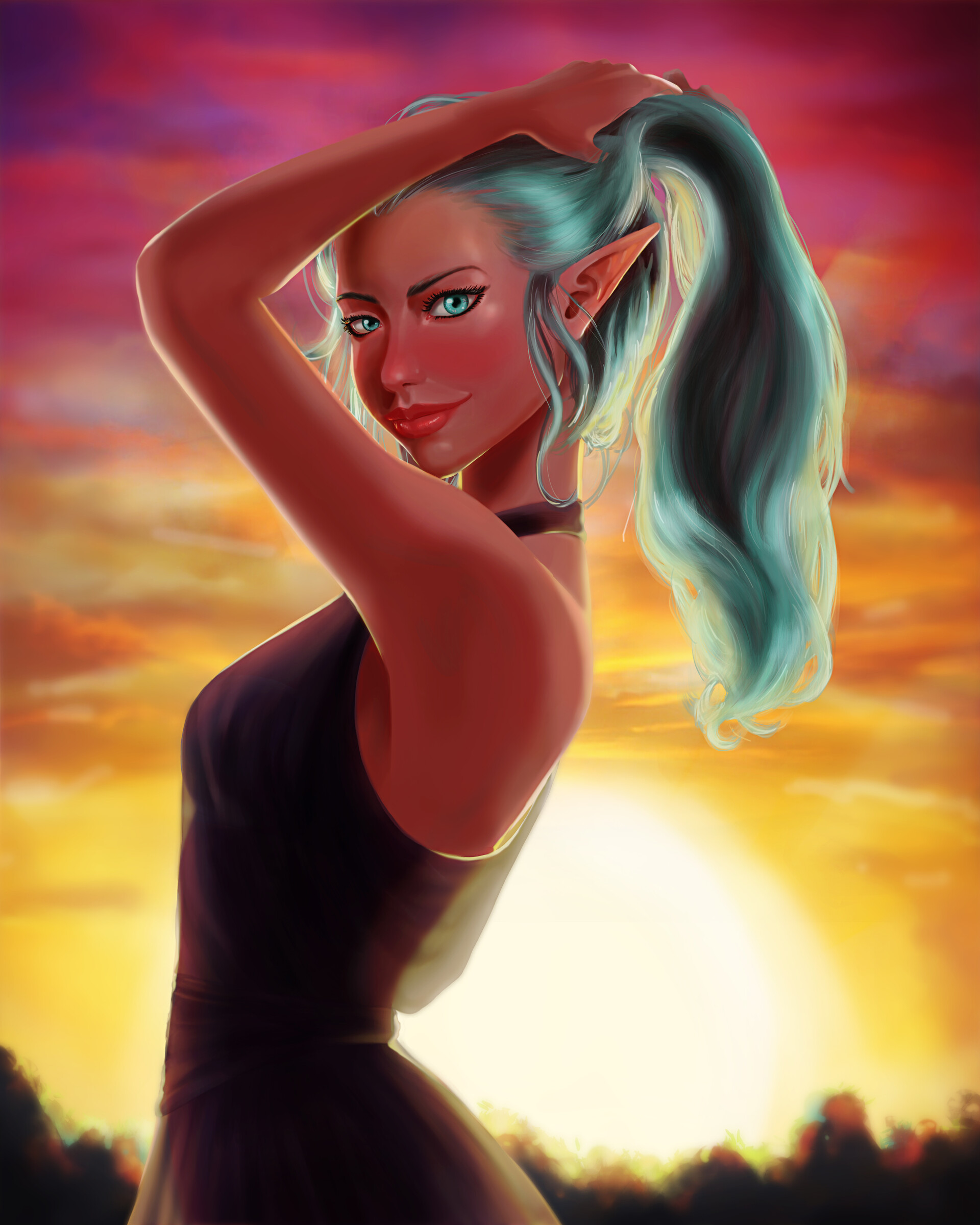 ArtStation - Sunset Kendra