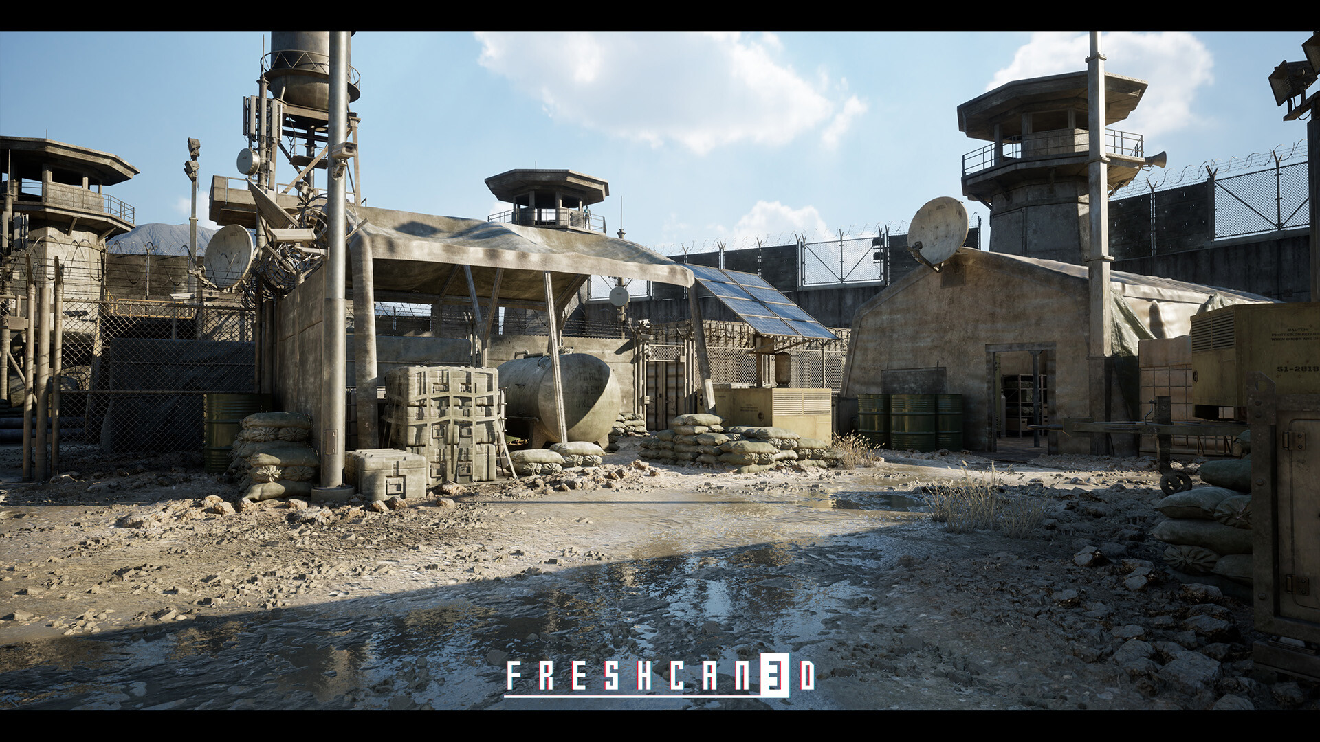 Freshcan 3D - Environment Art Studio - Military Base & Military Camp ...