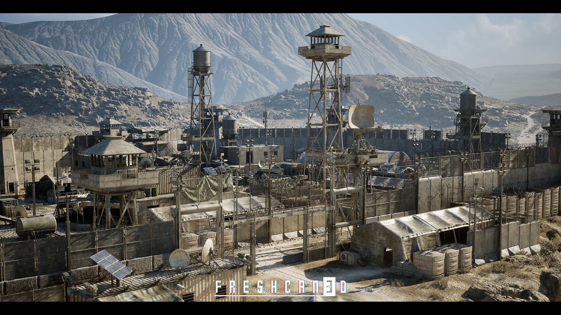 Freshcan 3D - Environment Art Studio - Military Base & Military Camp ...