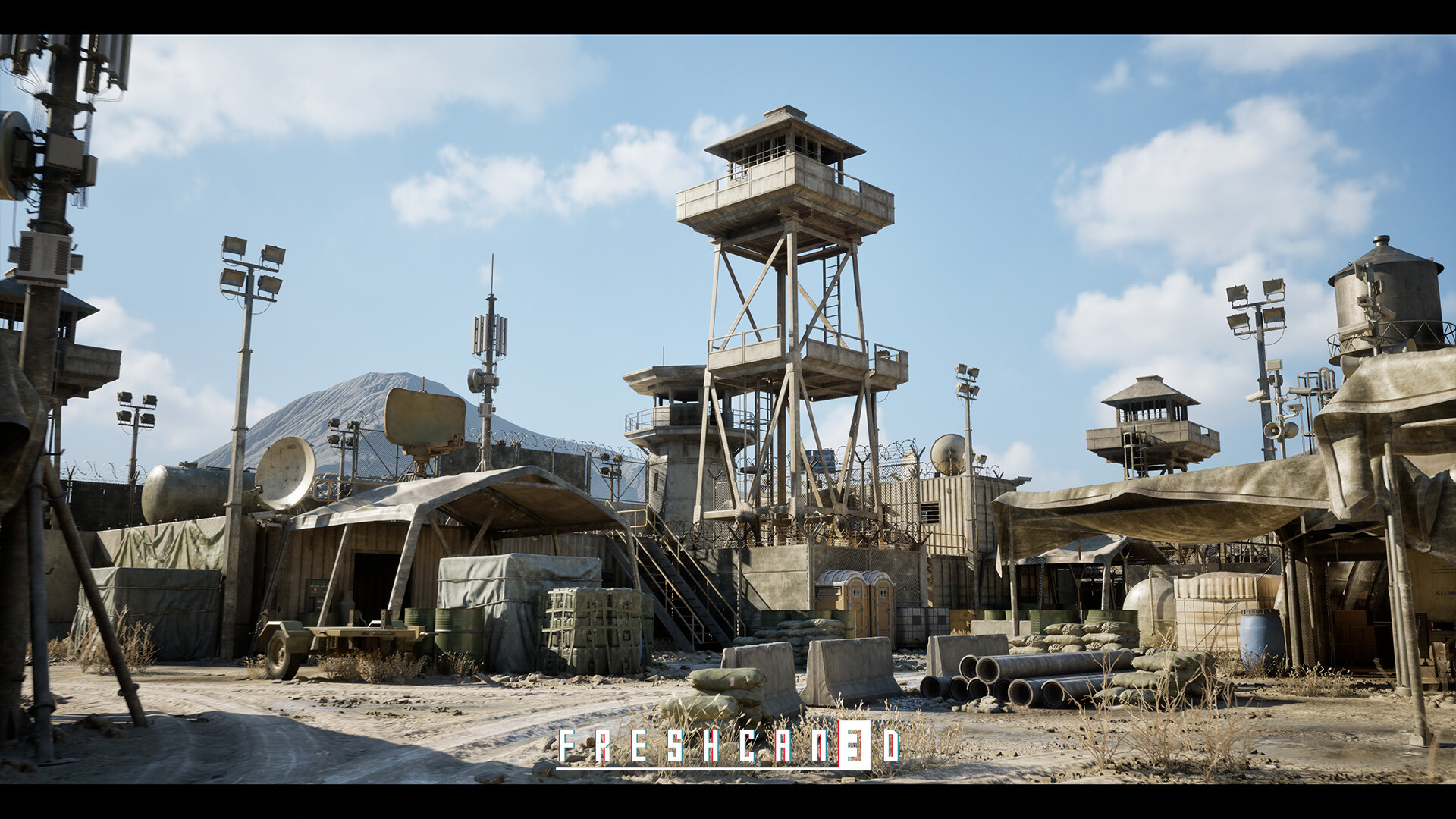 Freshcan 3D - Environment Art Studio - Military Base & Military Camp ...