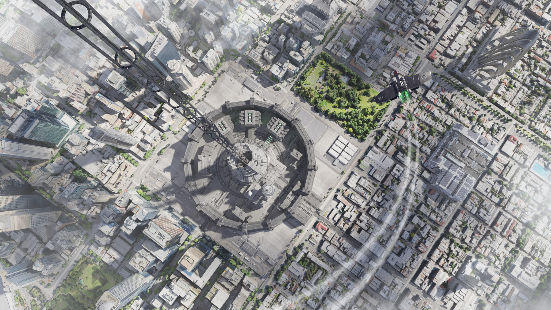 ArtStation - The Ground Base of Space Elevator