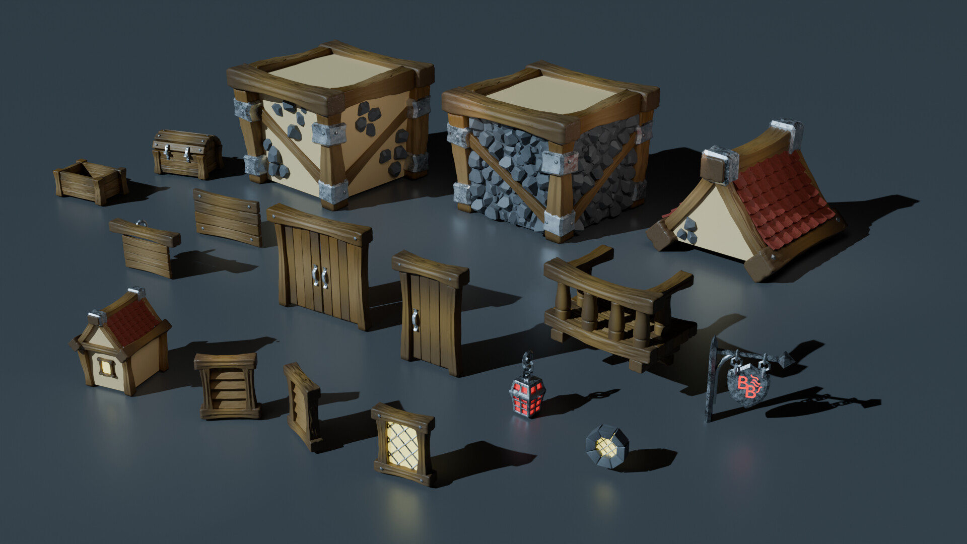 ArtStation - Study of medieval assets