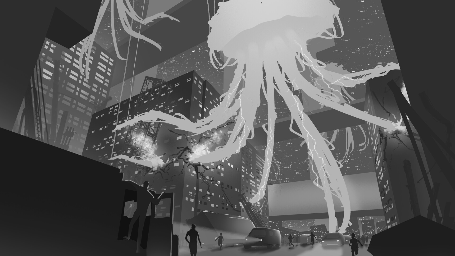 ArtStation - Lighting Exploration - city rampage