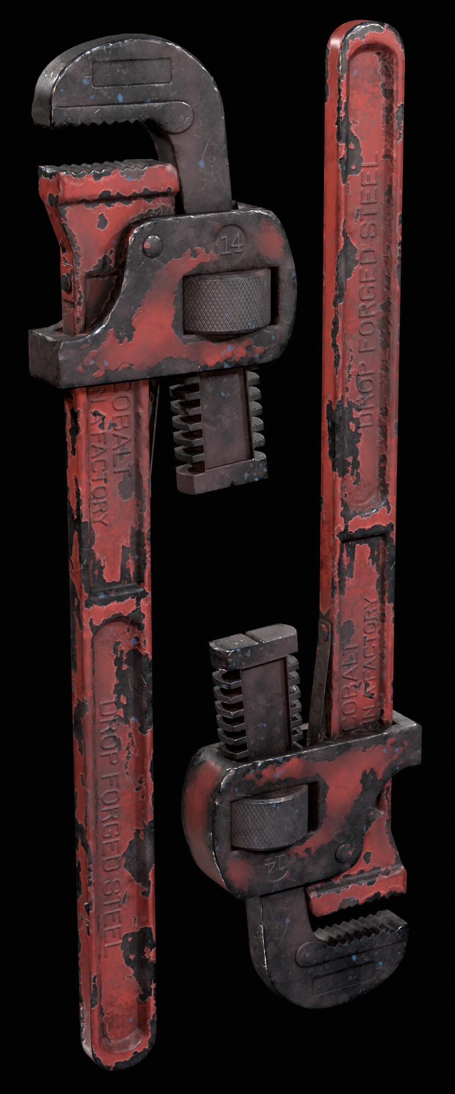 ArtStation - Red Pipe Wrench