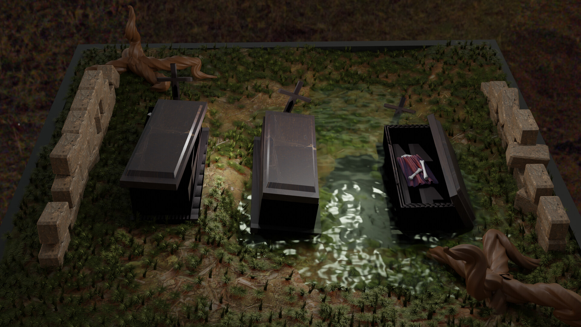 ArtStation - Graveyard Swamp