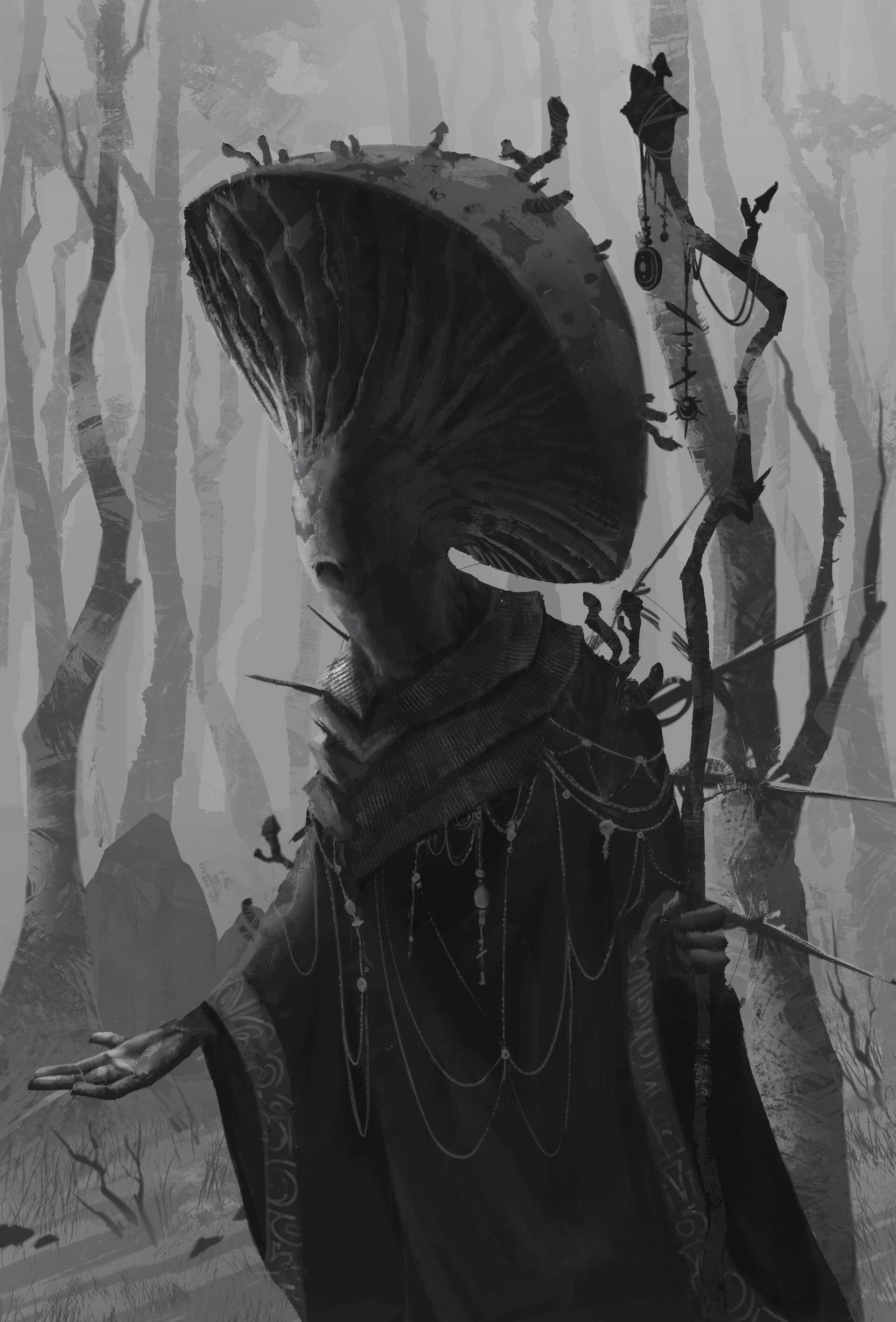 ArtStation - Forest God speedpaint