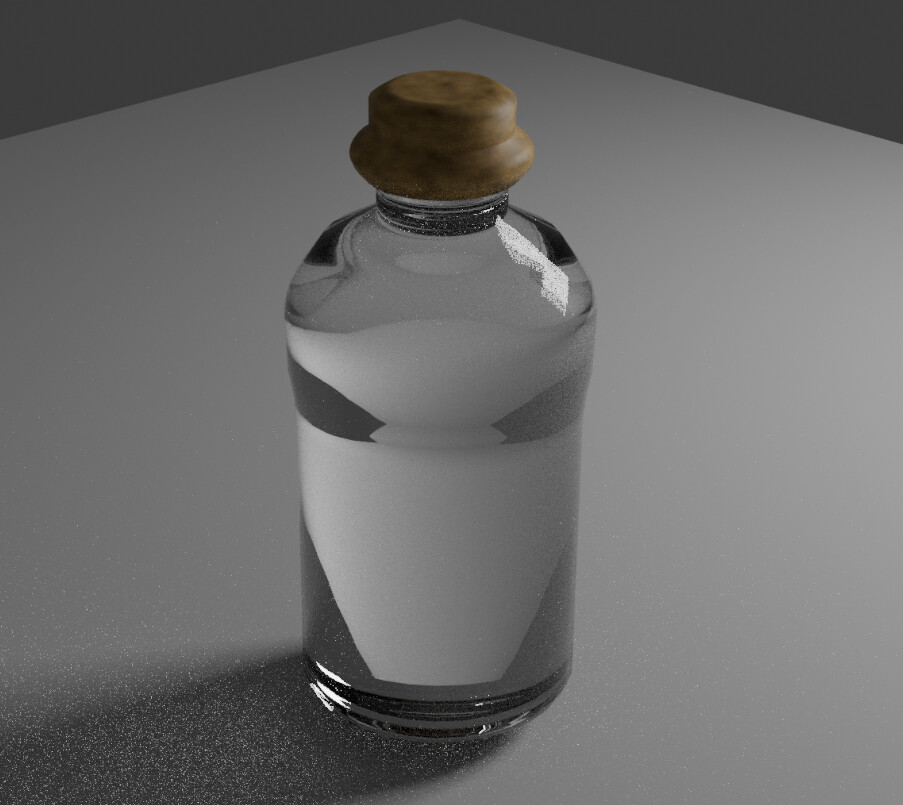 ArtStation - Glass Bottle