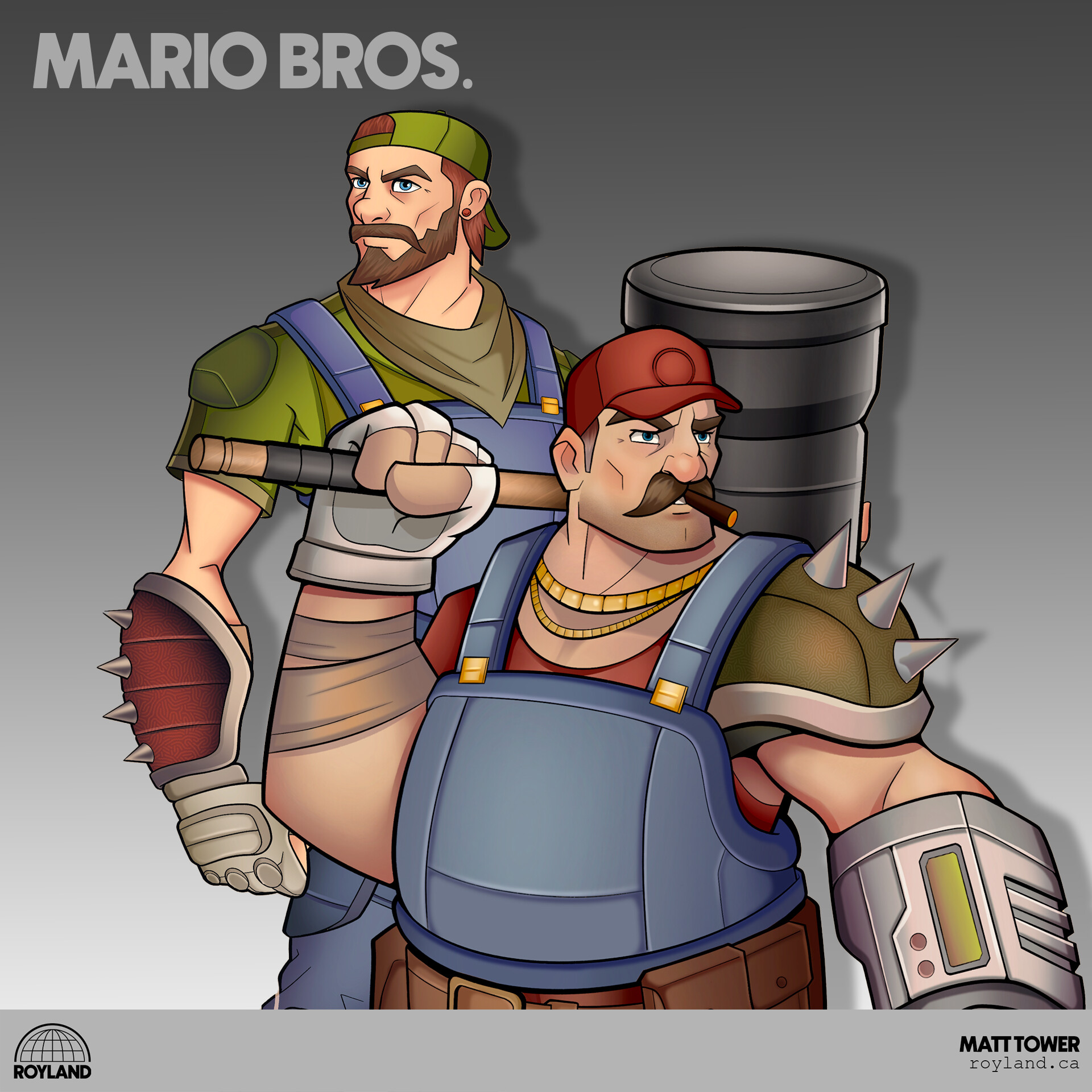 ArtStation - MARIO BROS. REDESIGN