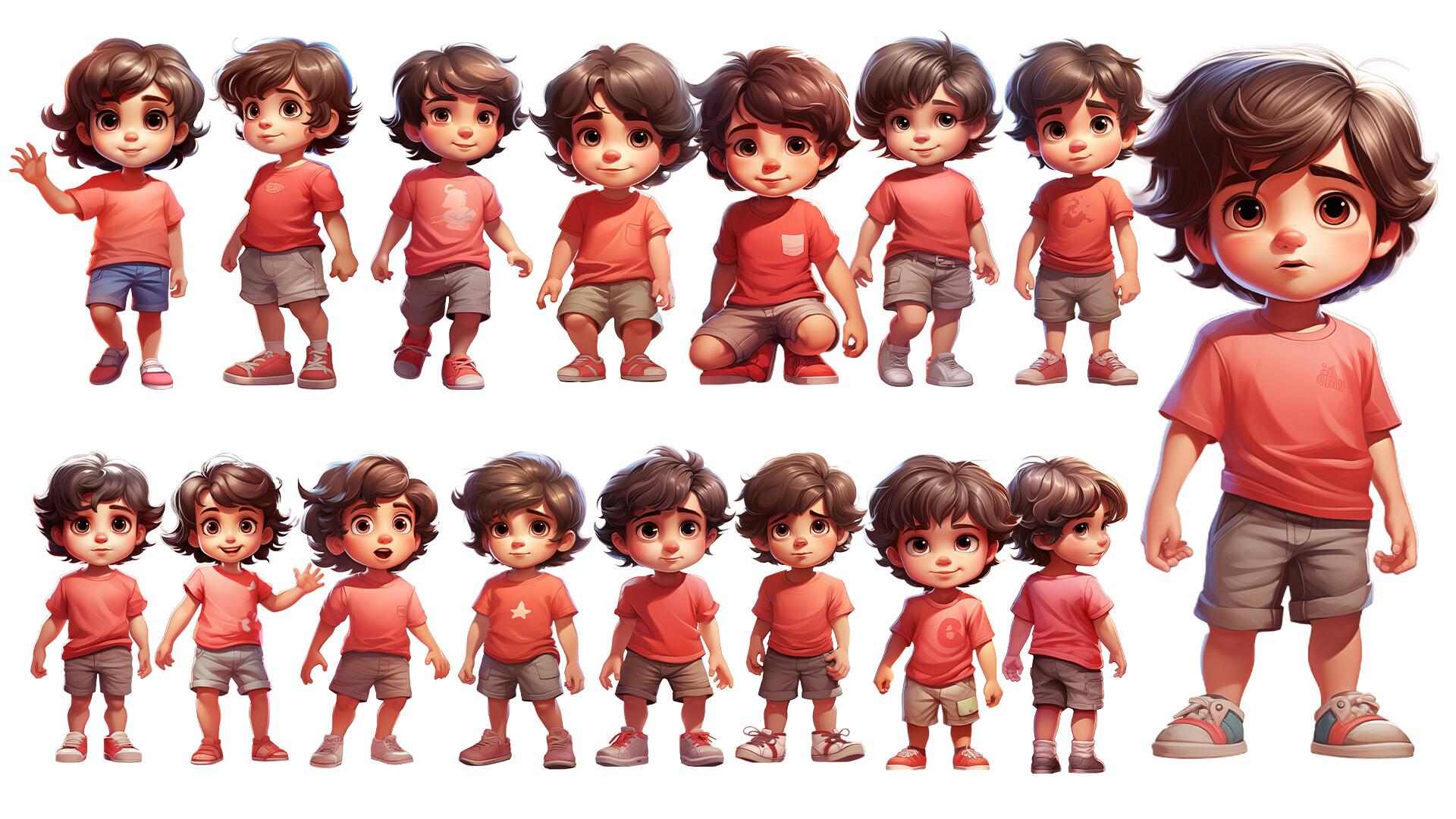 ArtStation - 150 Plus Digital Art Style Character's with Multiple Poses ...