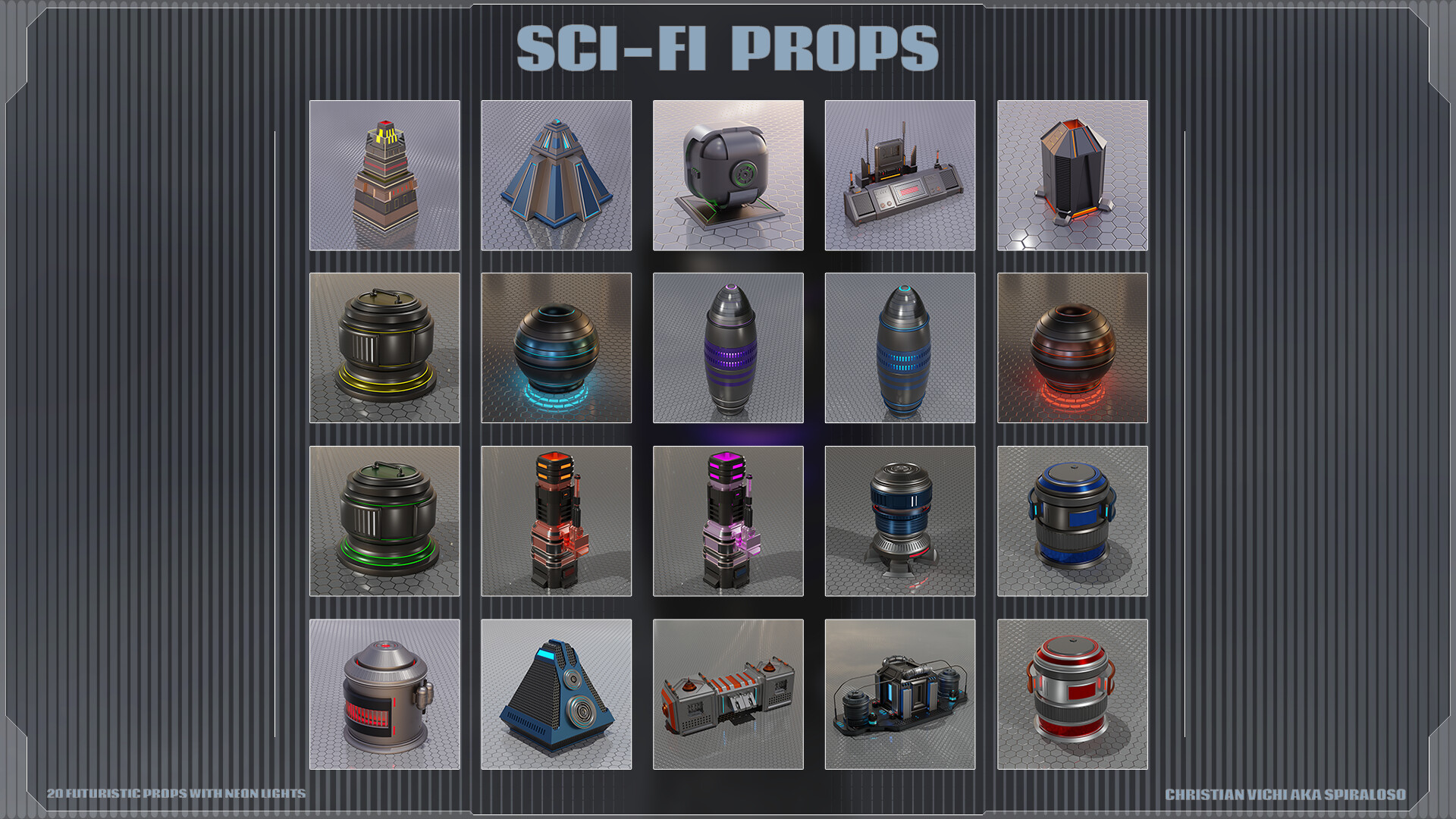 ArtStation - Sci-Fi Futuristic Props