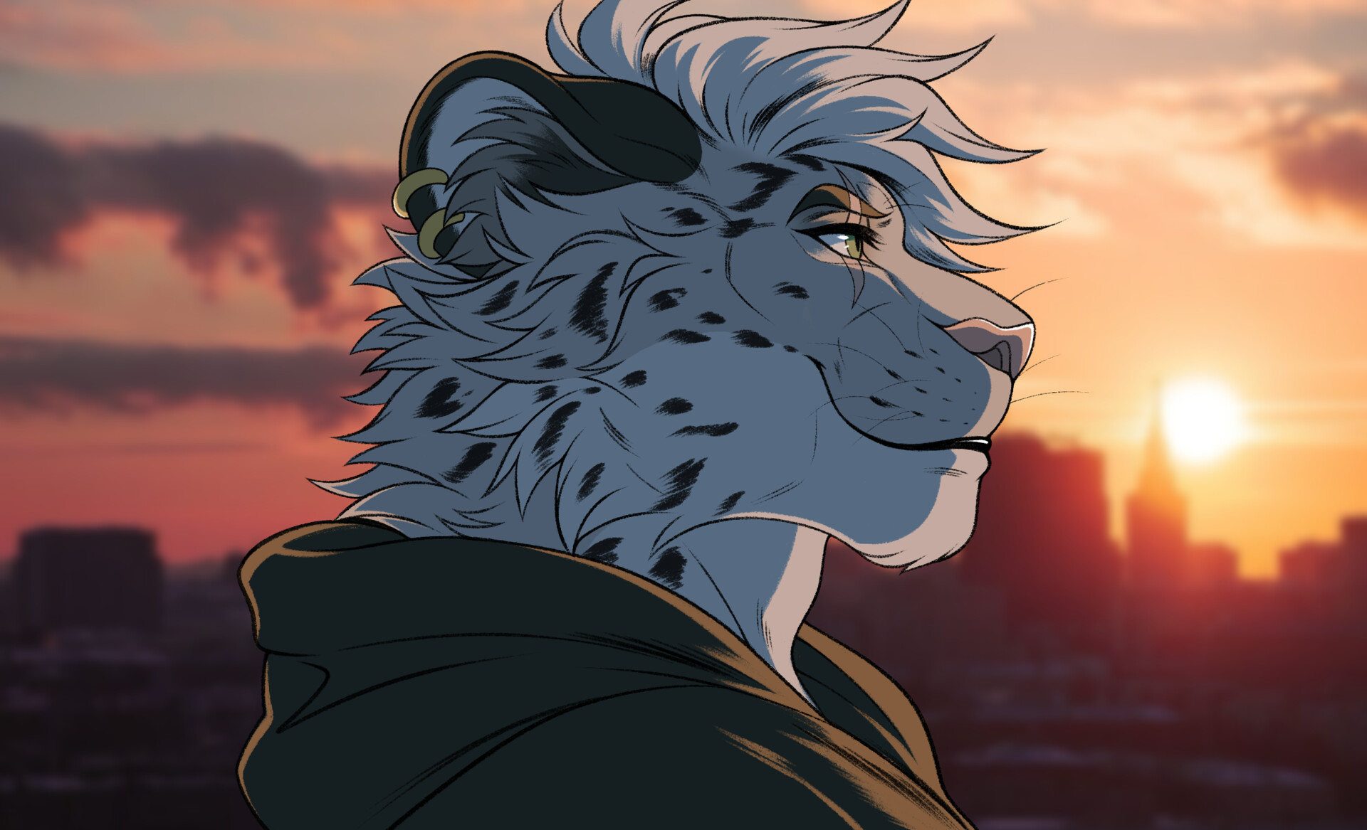 ArtStation - Snow Leopard Commission