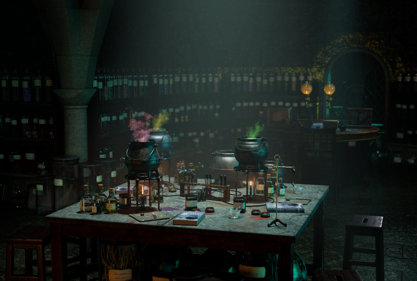 ArtStation - Potions Classroom