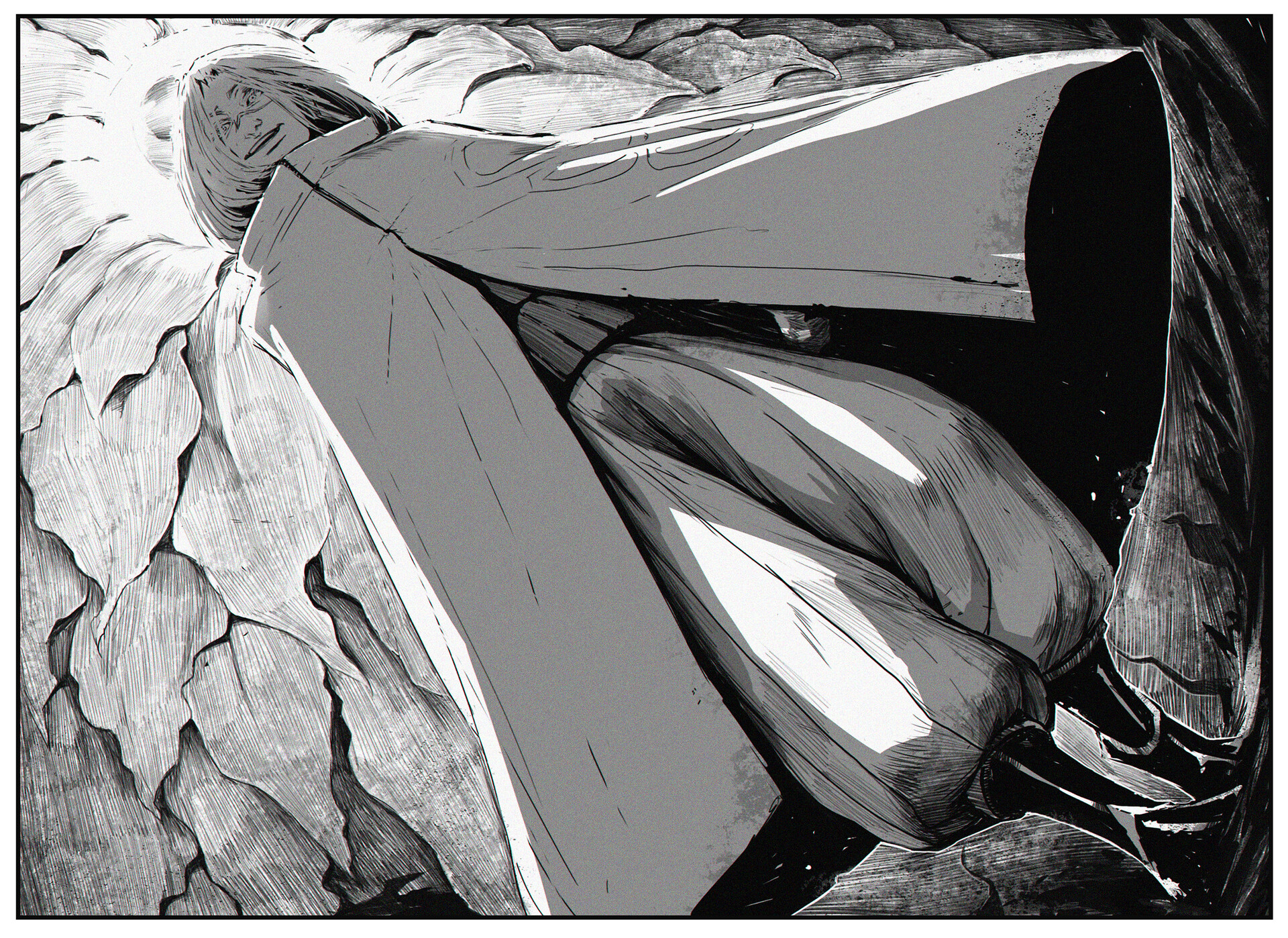 ArtStation - One page of manga commission