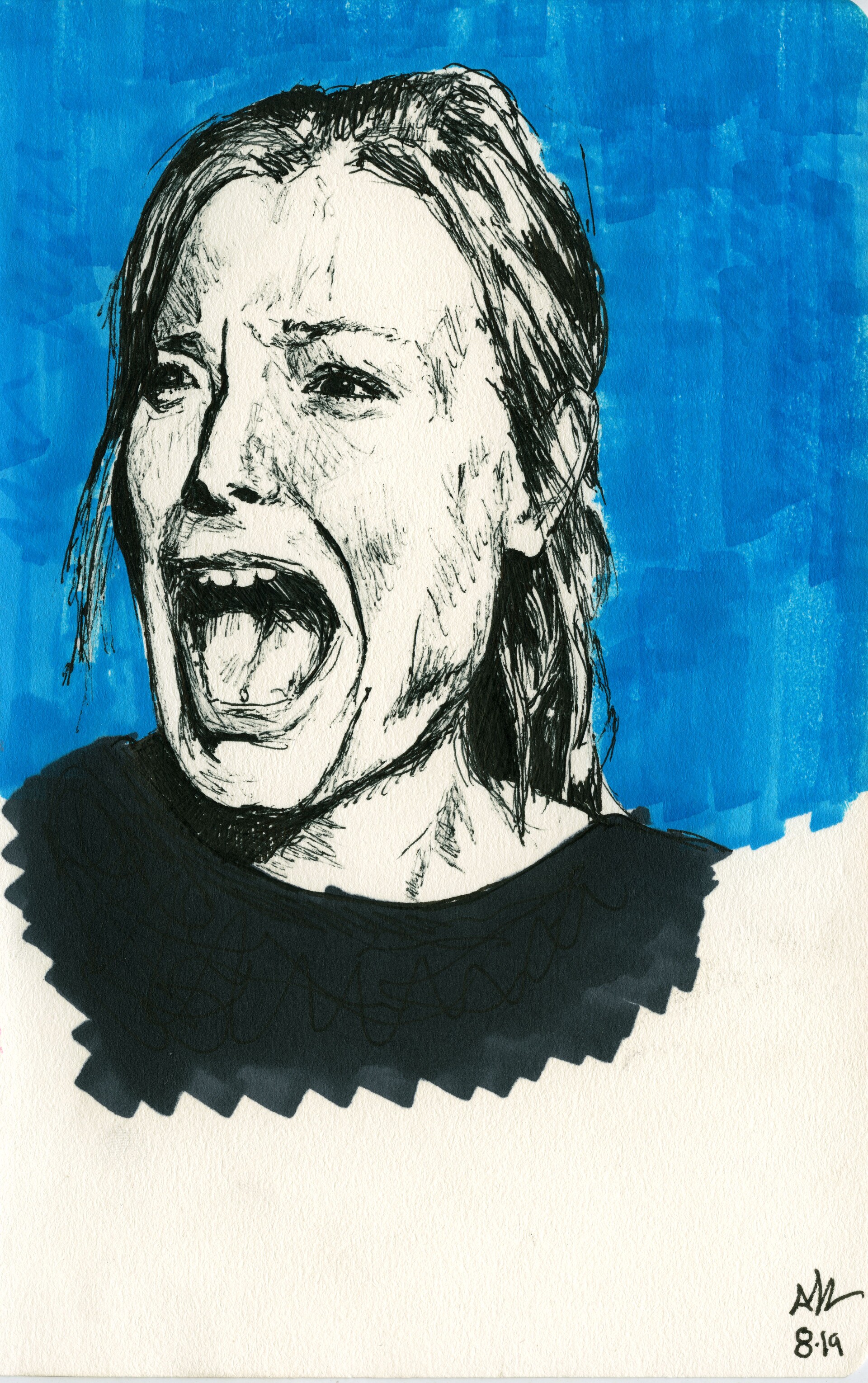 ArtStation - Screaming in Blue