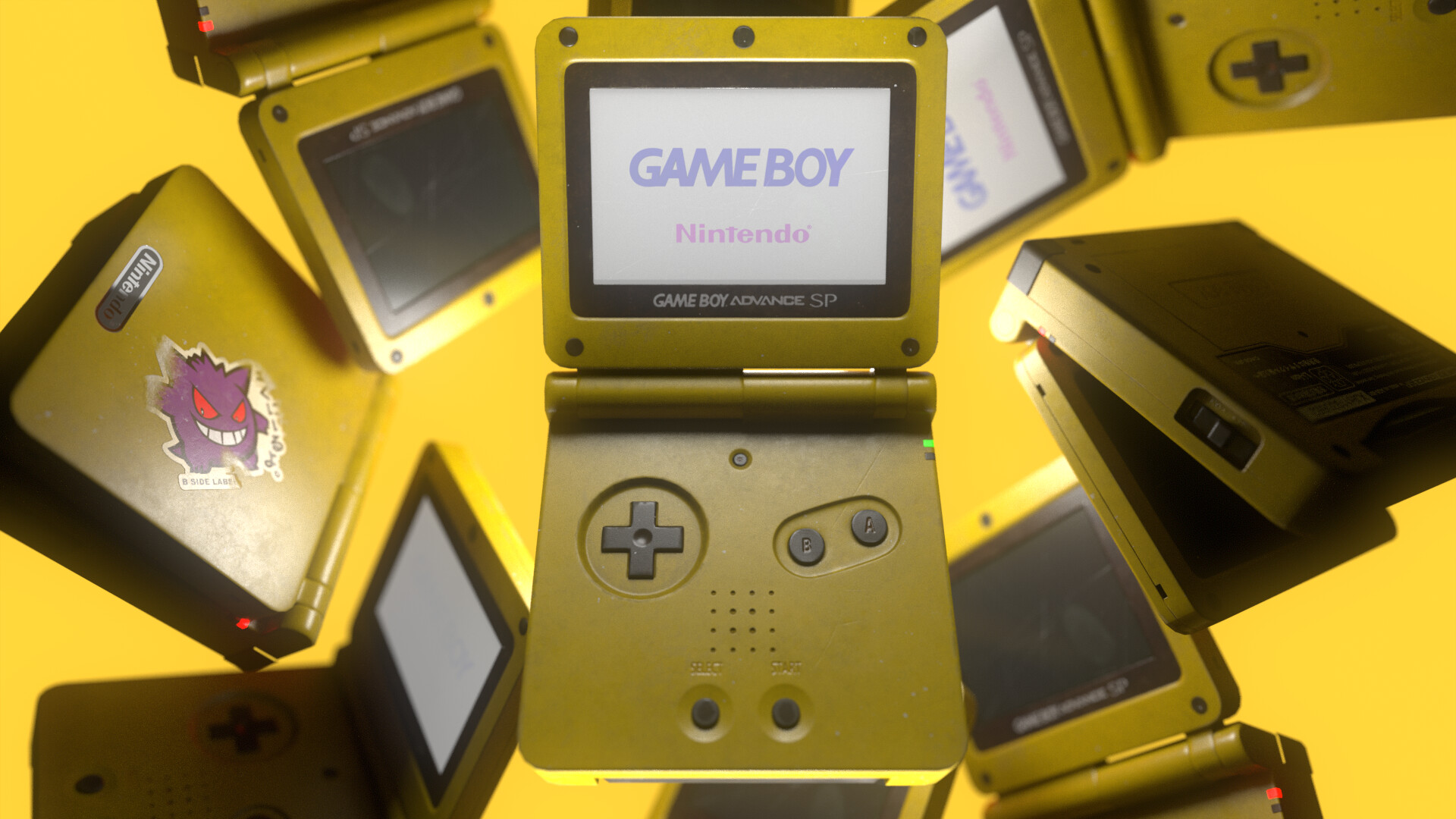 ArtStation - Gameboy Advance SP
