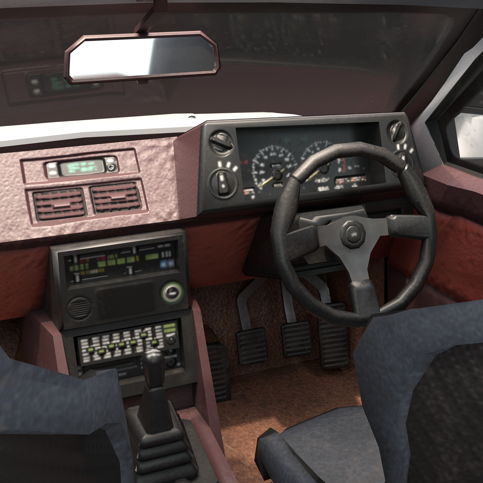Interior De Estoque Toyota Ae86