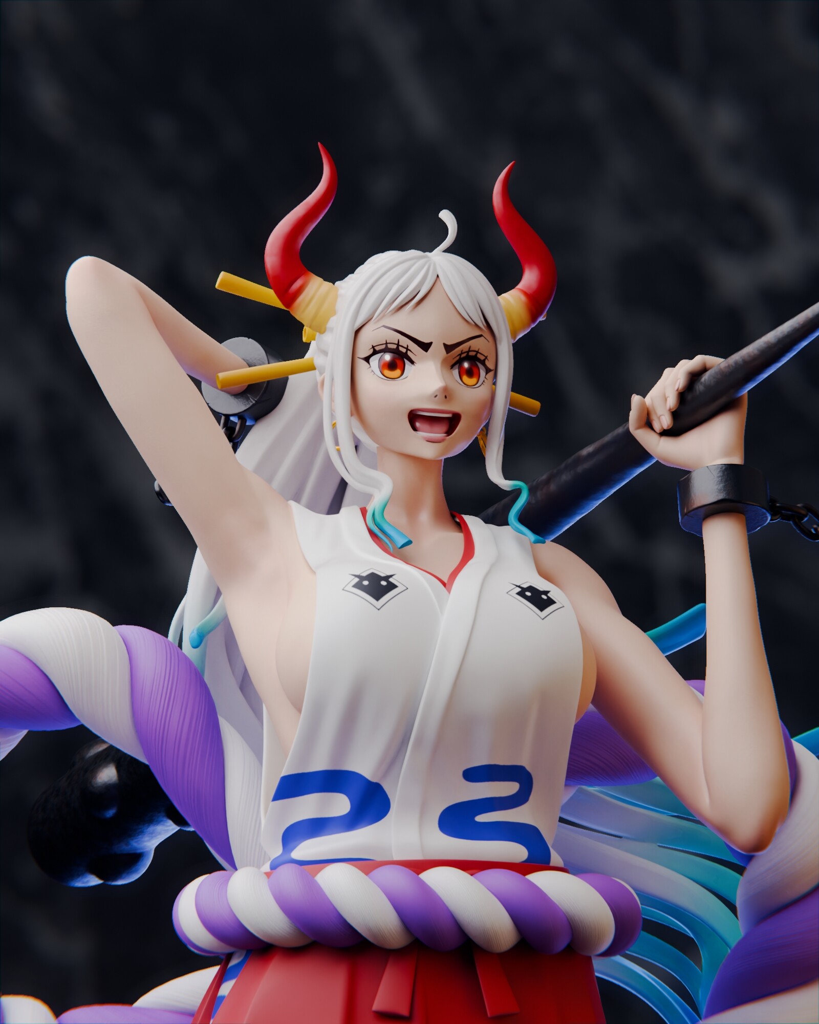 ArtStation - Yamato - One Piece Fan Art