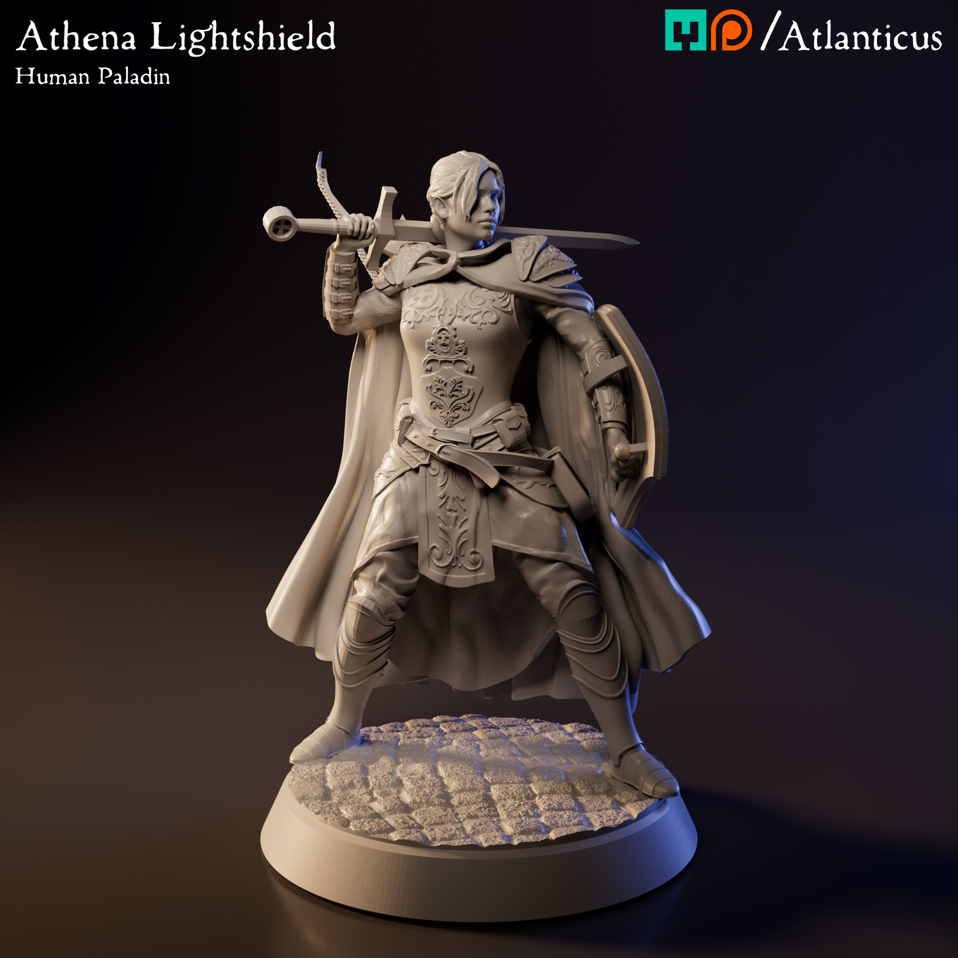 ArtStation - Athena Lightshield - Sword 1H