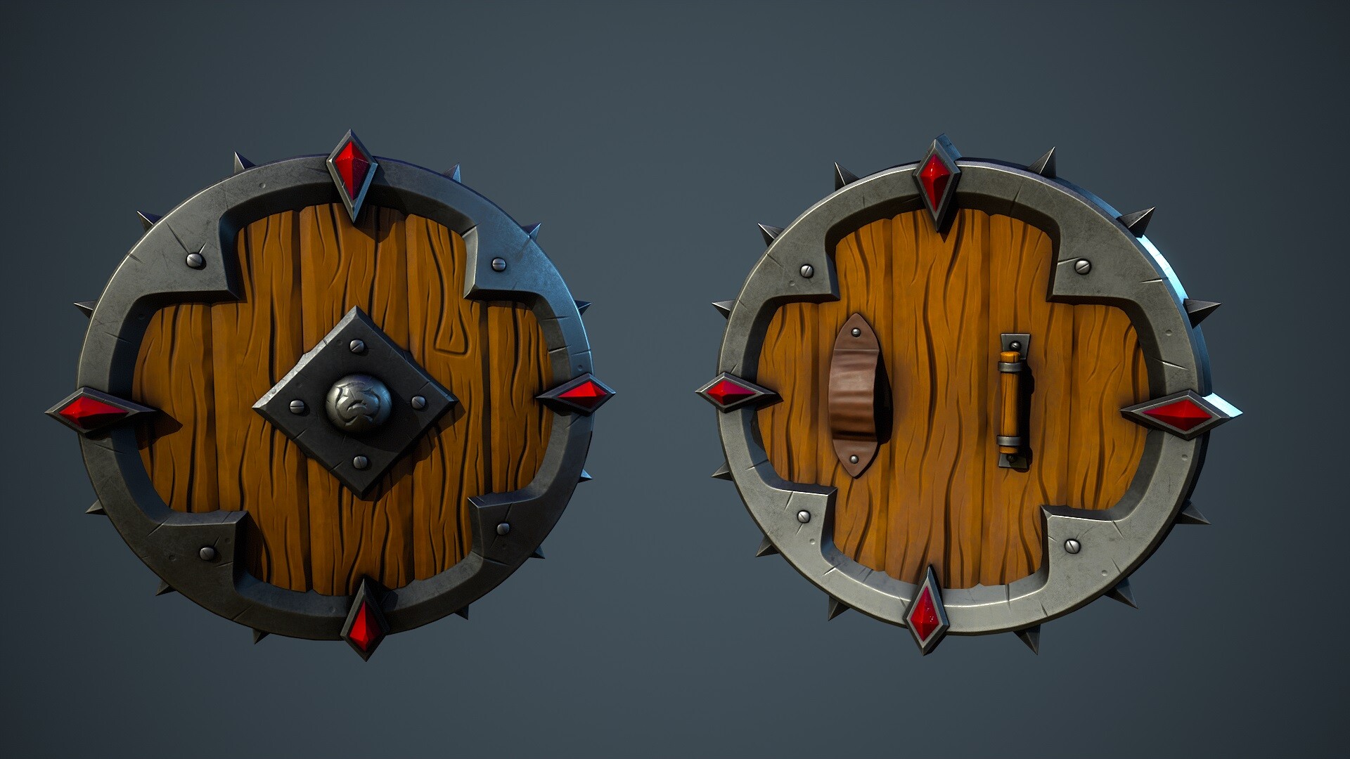 ArtStation - Stylized Fantasy Shield 02