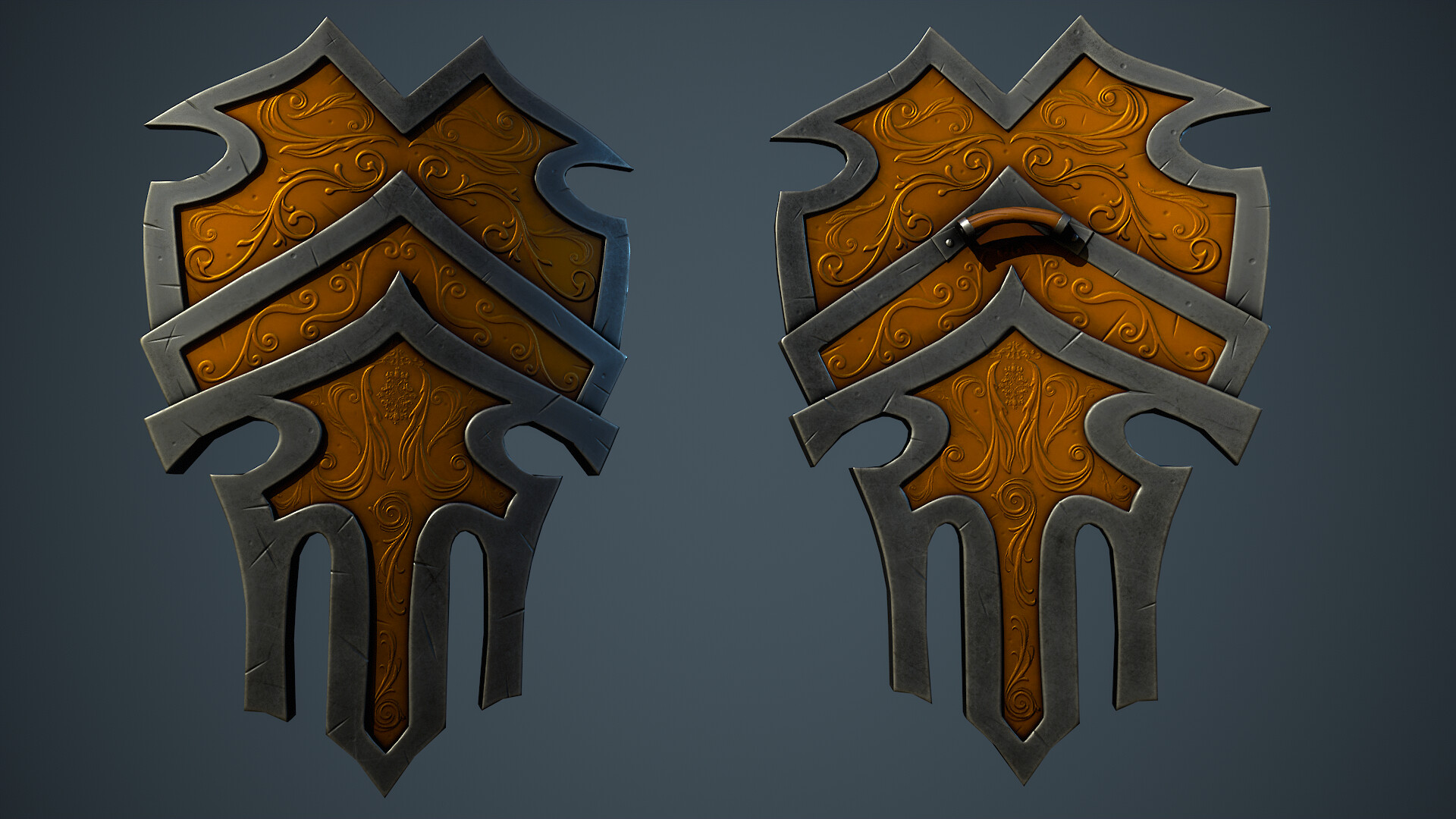 ArtStation - Stylized Fantasy Shield 08