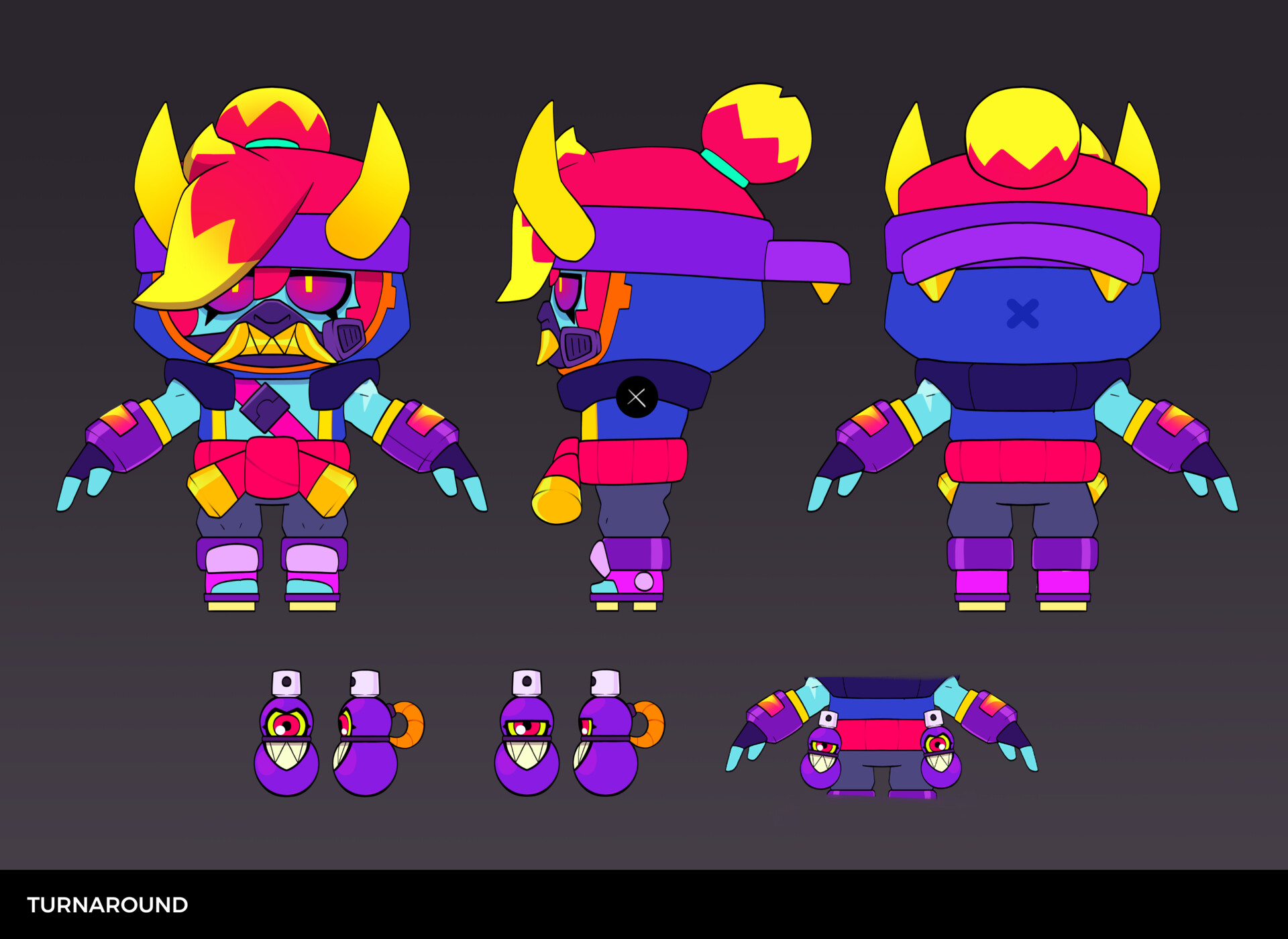 LukeJustLuke - Inkai Sandy - Brawl Stars Fan Skin Concept