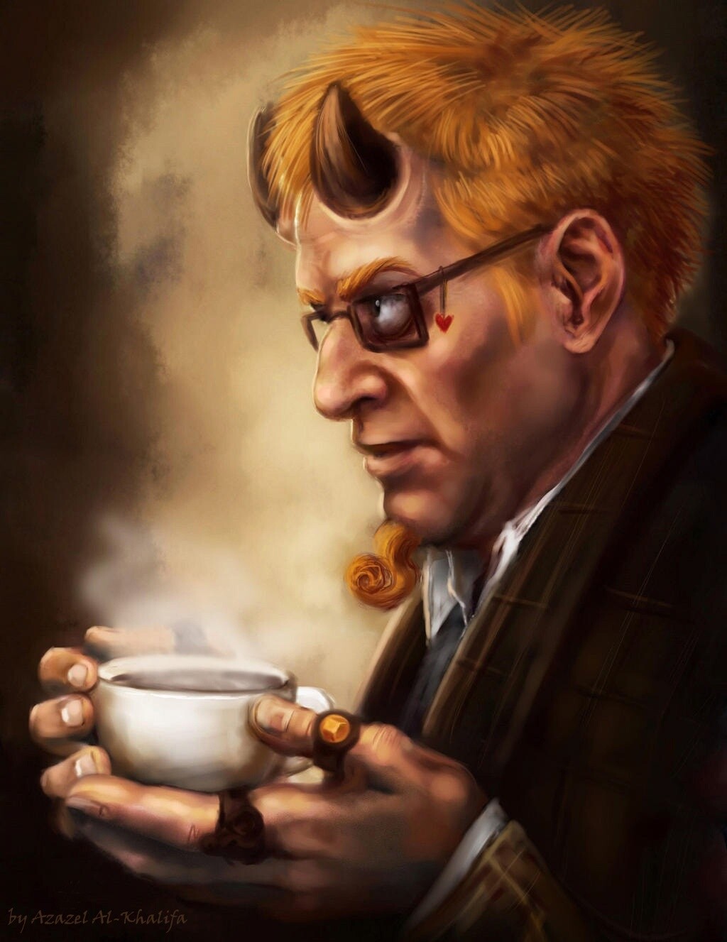 ArtStation - Theophilus and orange tea
