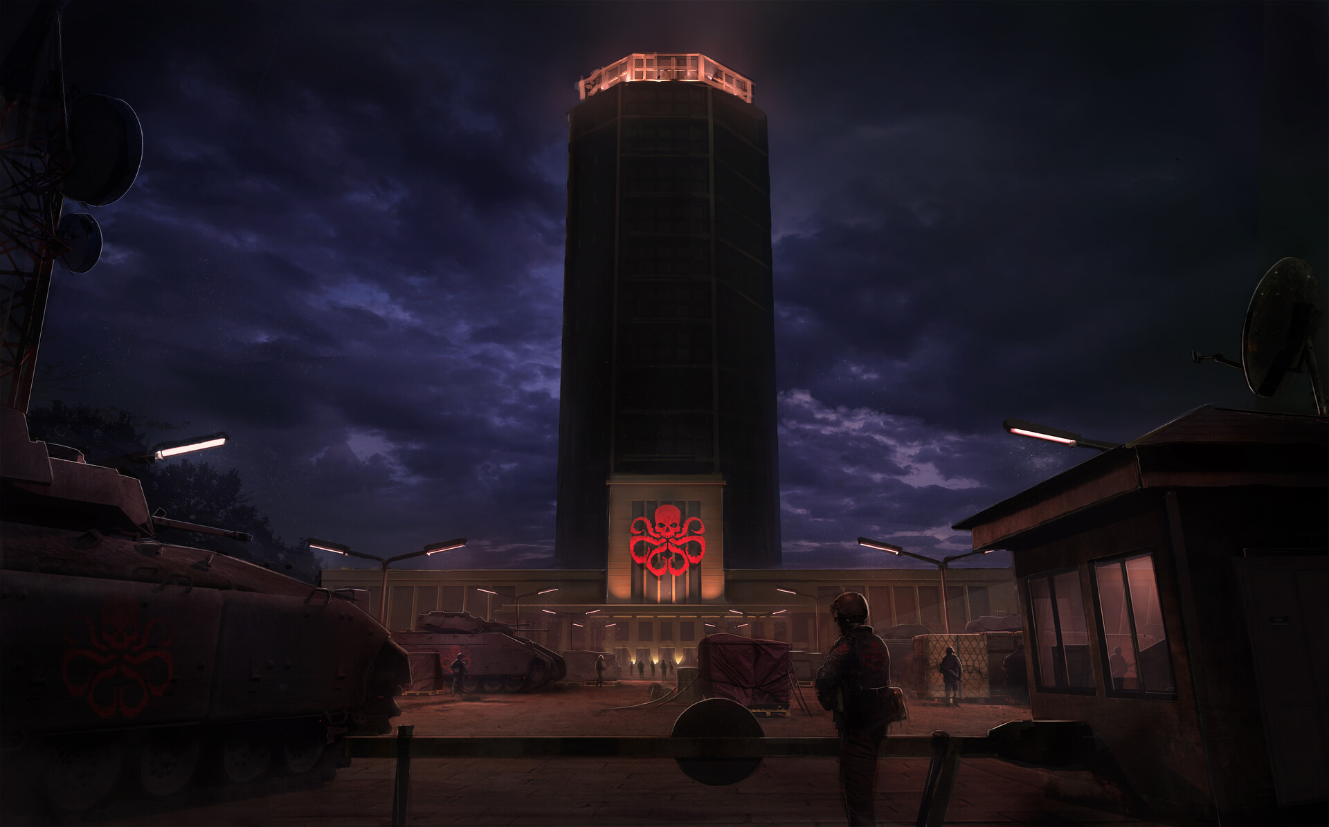 ArtStation - Hydra Headquarters Film set Design