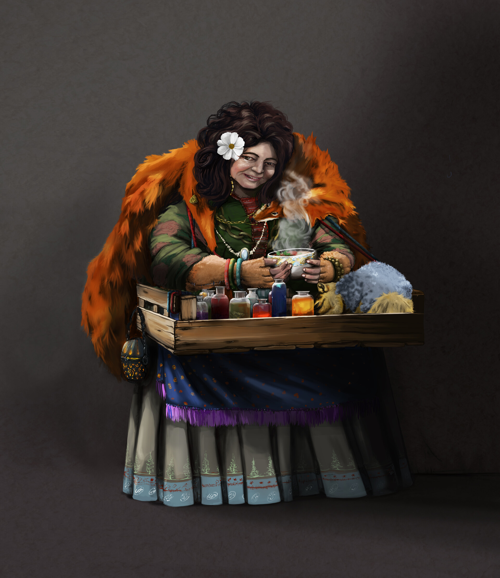 ArtStation - Forest potion seller