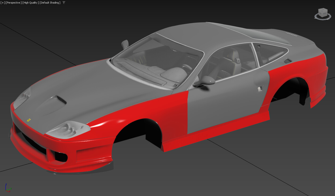 ArtStation - Japan Style Ferrari 550 Bodykit