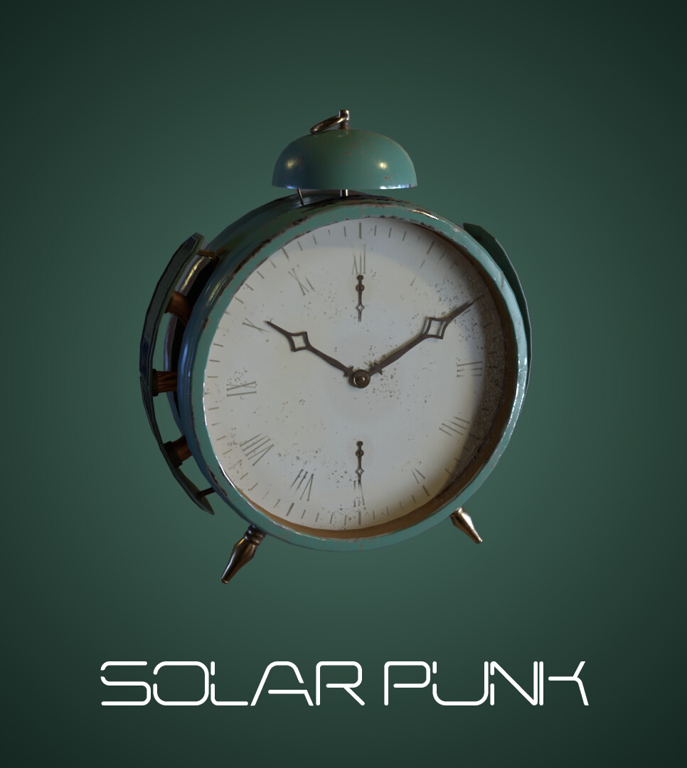 ArtStation - Solar-Punk Clock