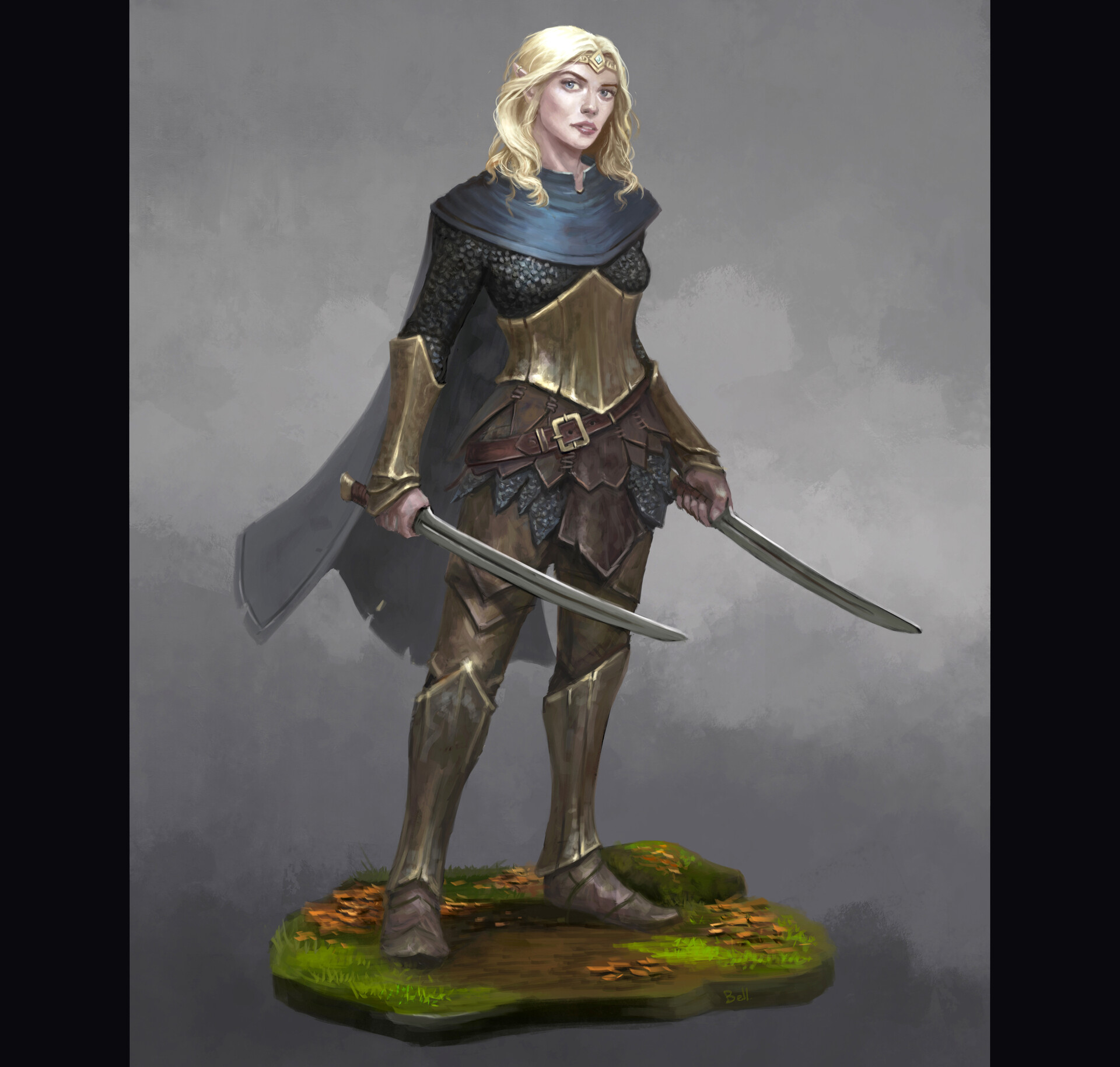 ArtStation - Elven Fighter