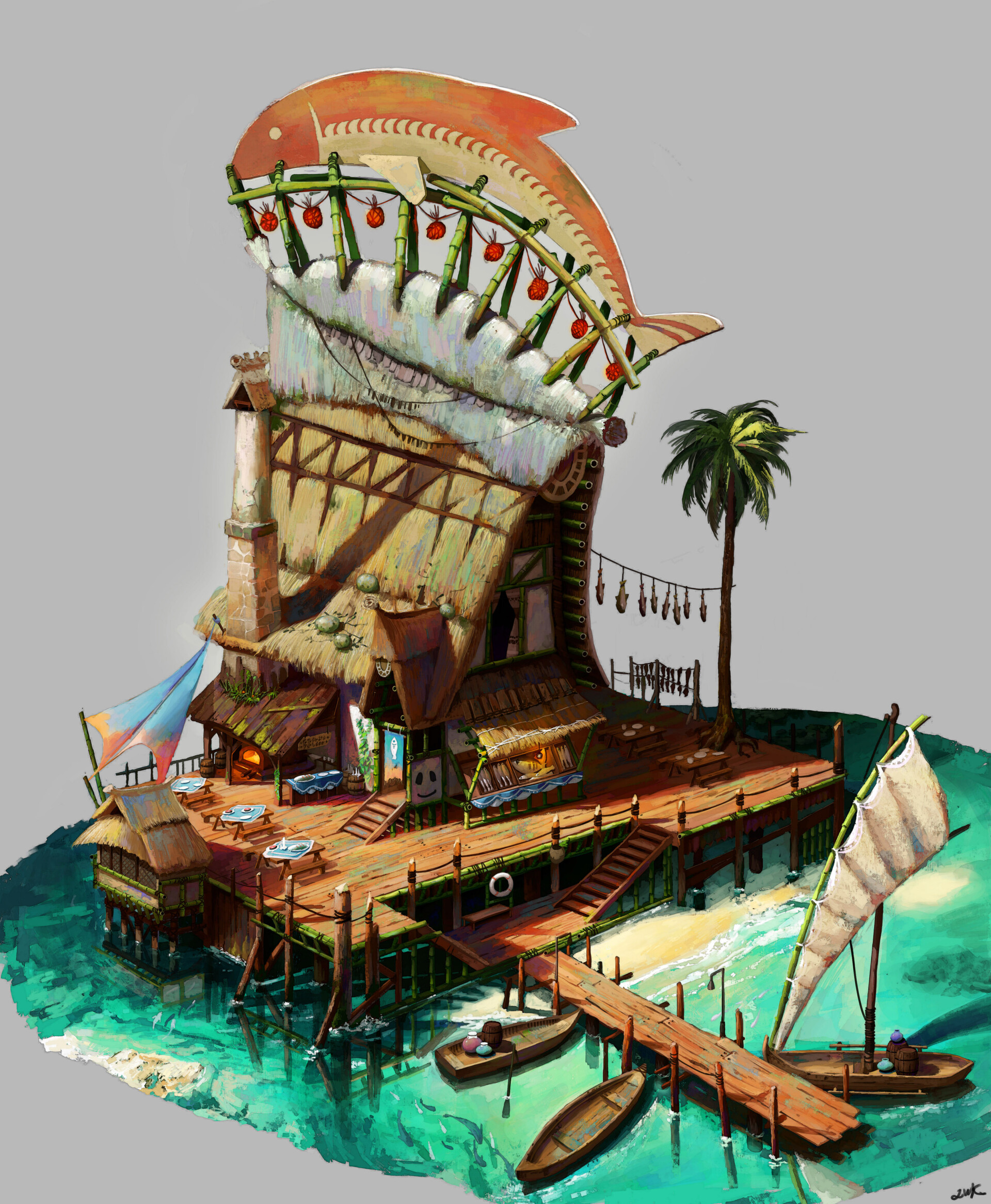 ArtStation - fish shop