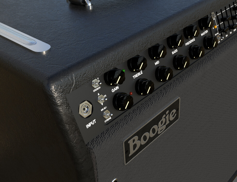 ArtStation - Boogie Black Amplifier 3D Model