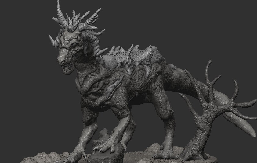 ArtStation - The Void Guardian Dragon