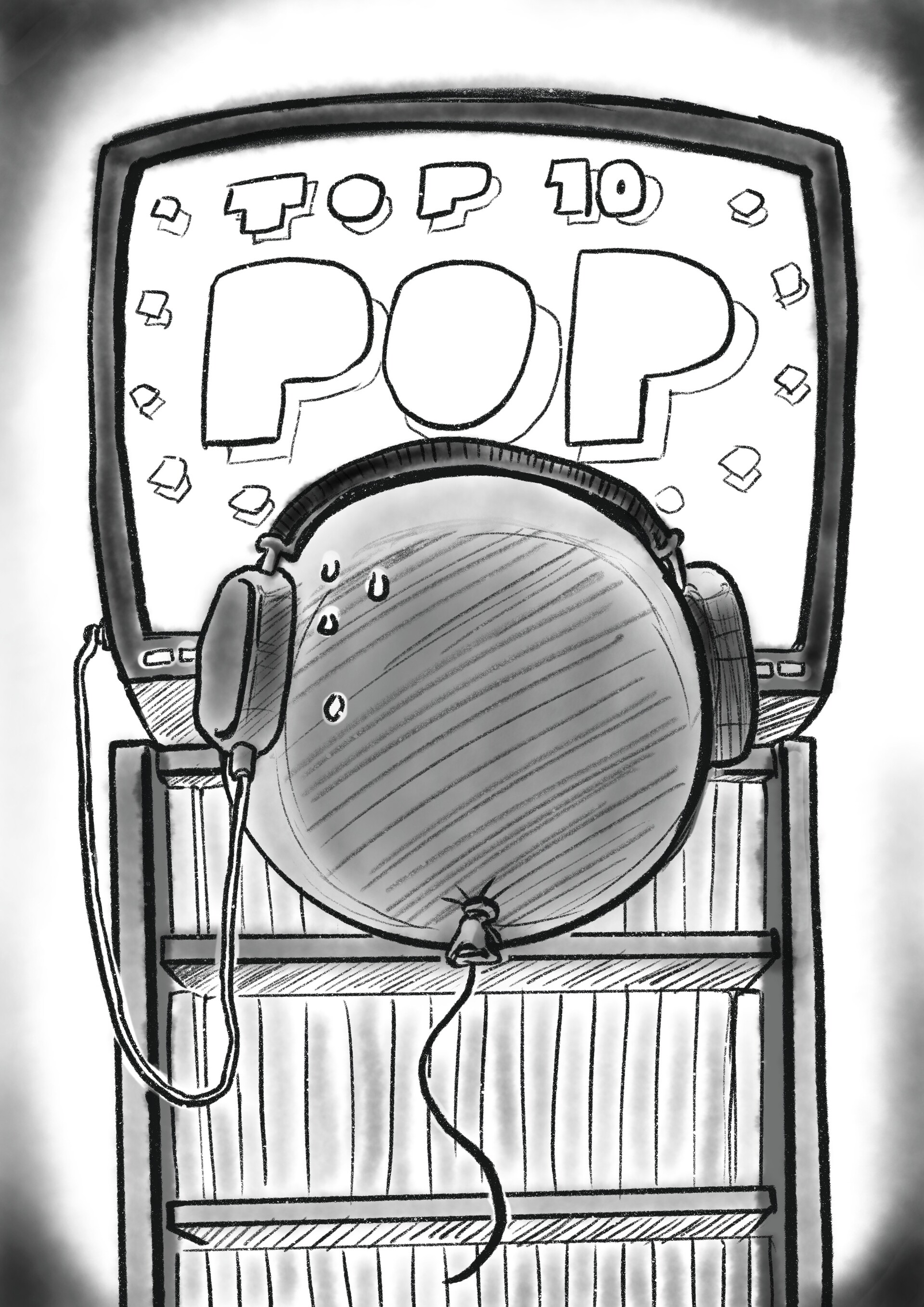 ArtStation - Inktober52 2024 week 9 "Balloon"