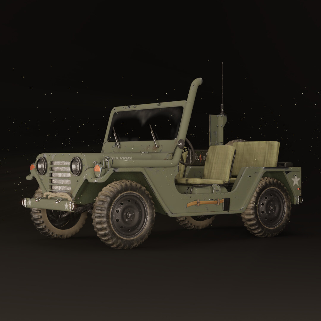ArtStation - jeep m151