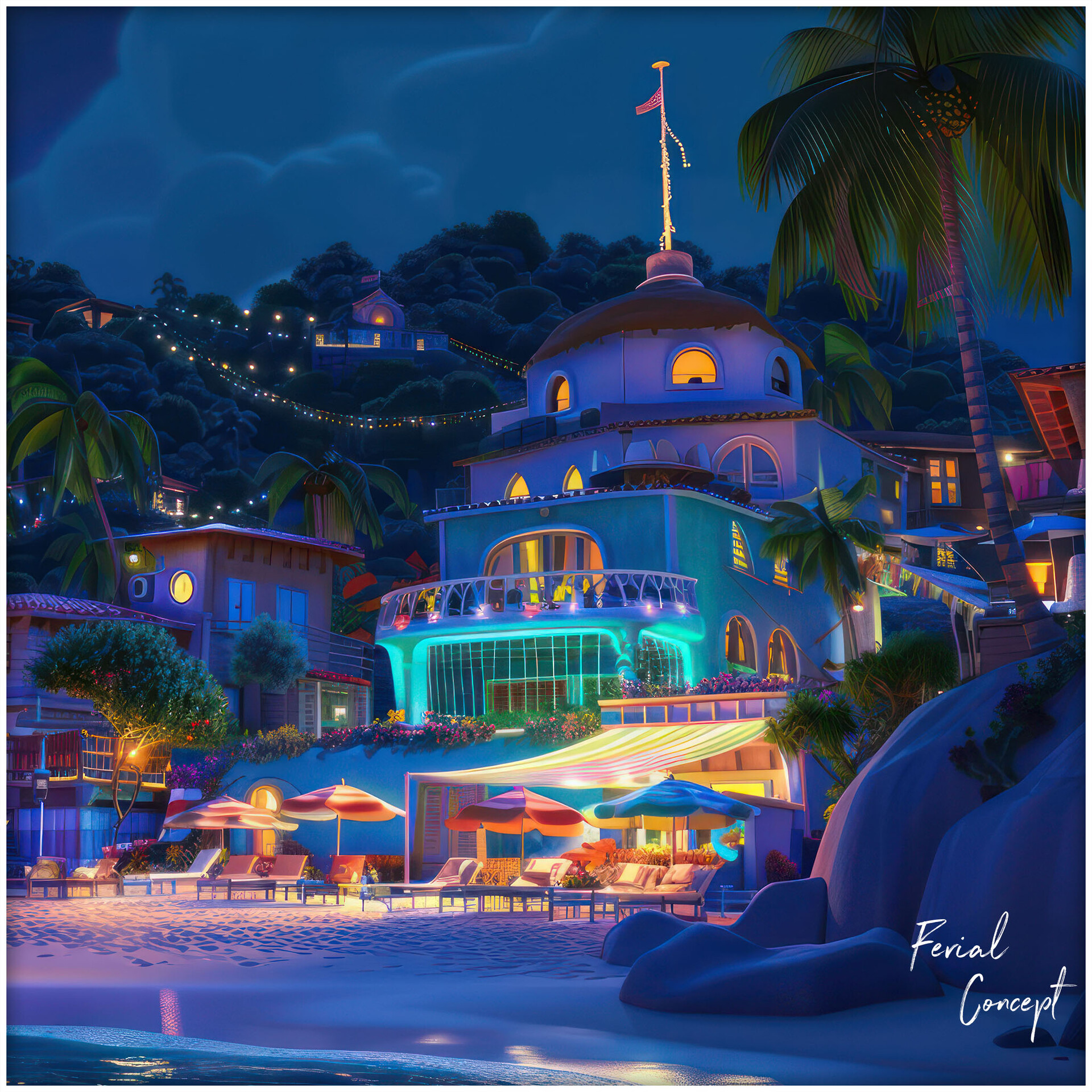 ArtStation - 🔹210 Beach - Cartoon Concept Reference Image Pack v.21 |8K|